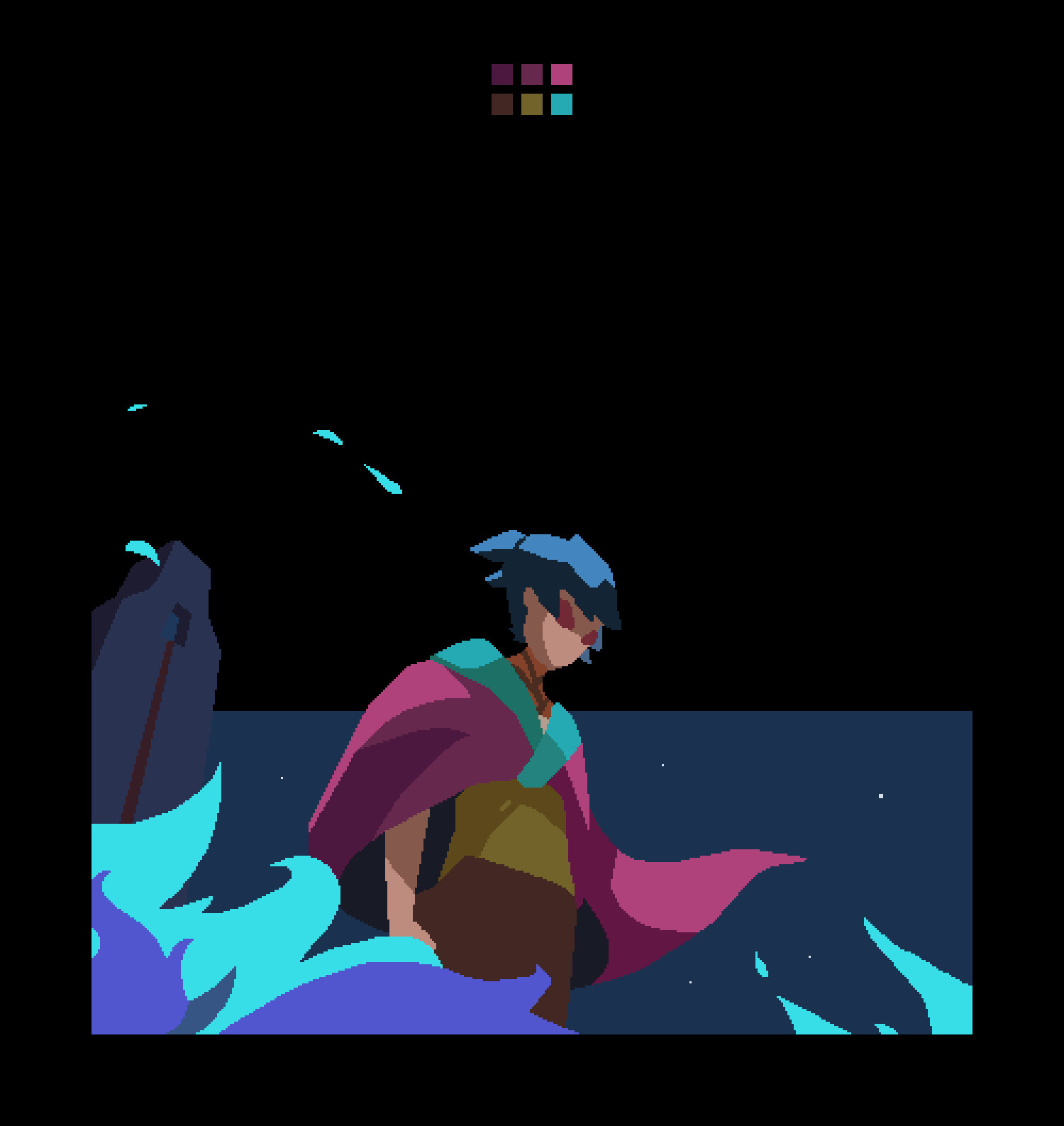 Alex Illustration - Wind re[trace] | Pixelart Sprite