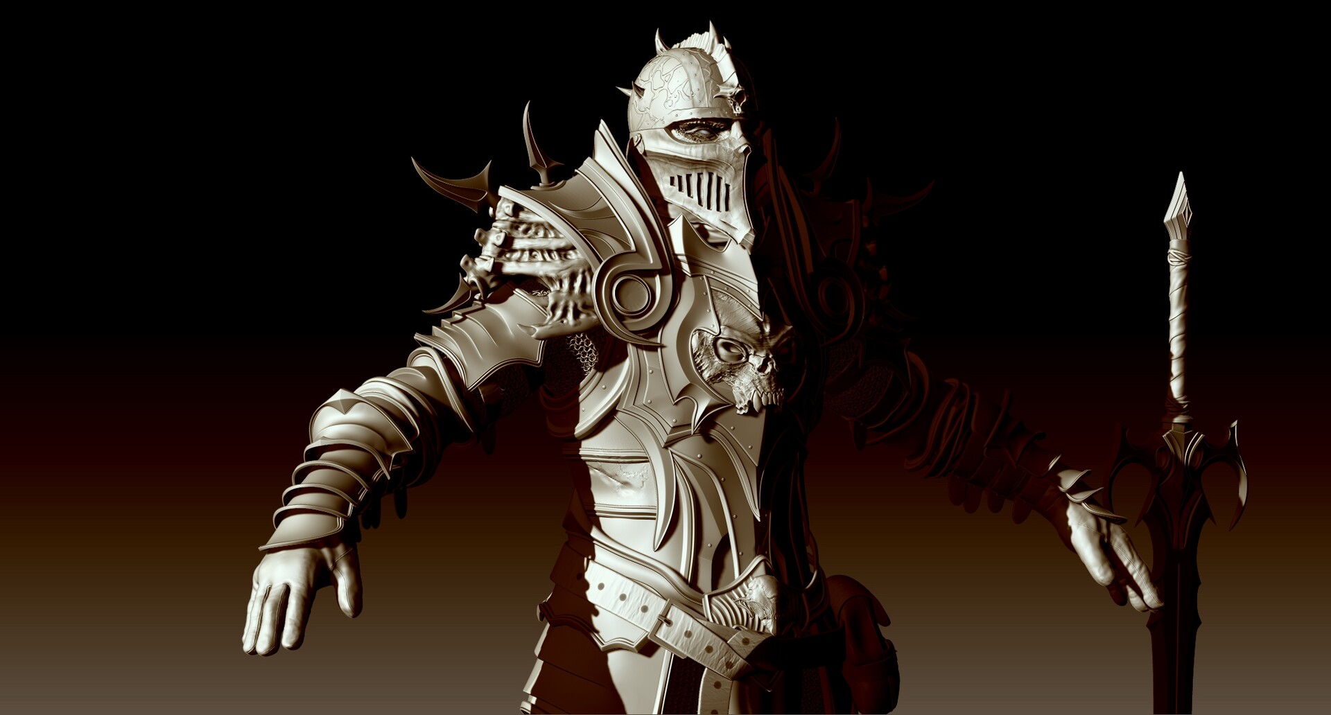 ArtStation - Death Knight High Poly