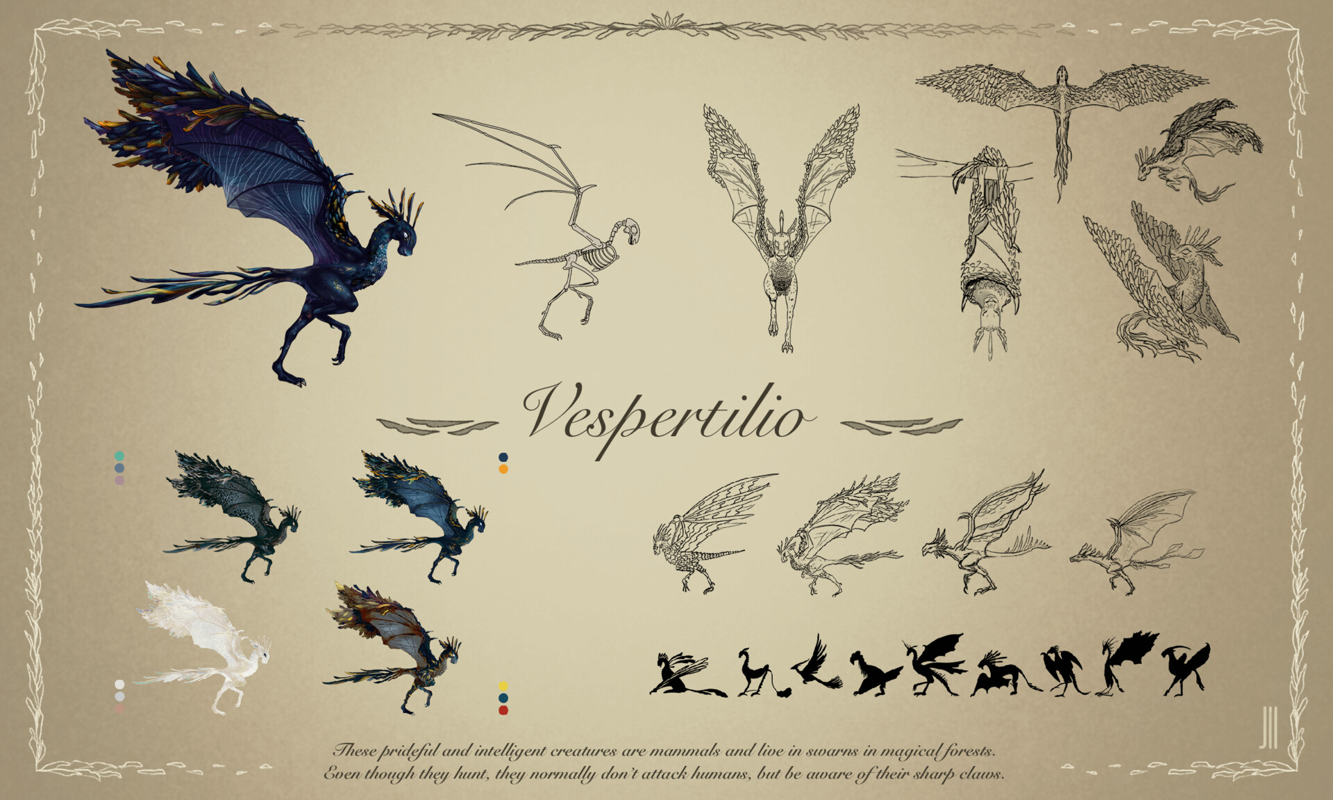 ArtStation - High Fantasie Creature Design - Vespertilio