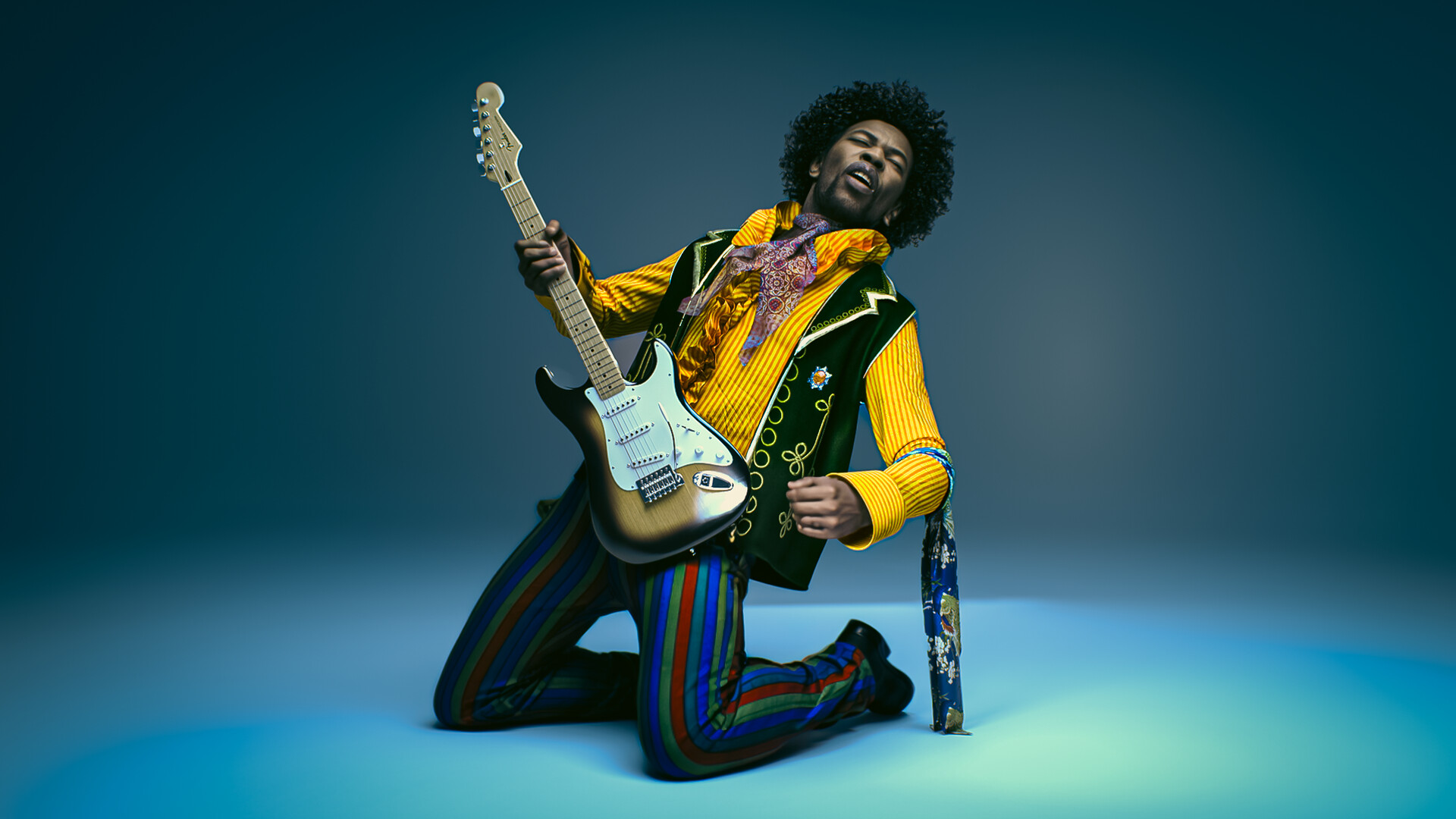 ArtStation - Jimi Hendrix back to life