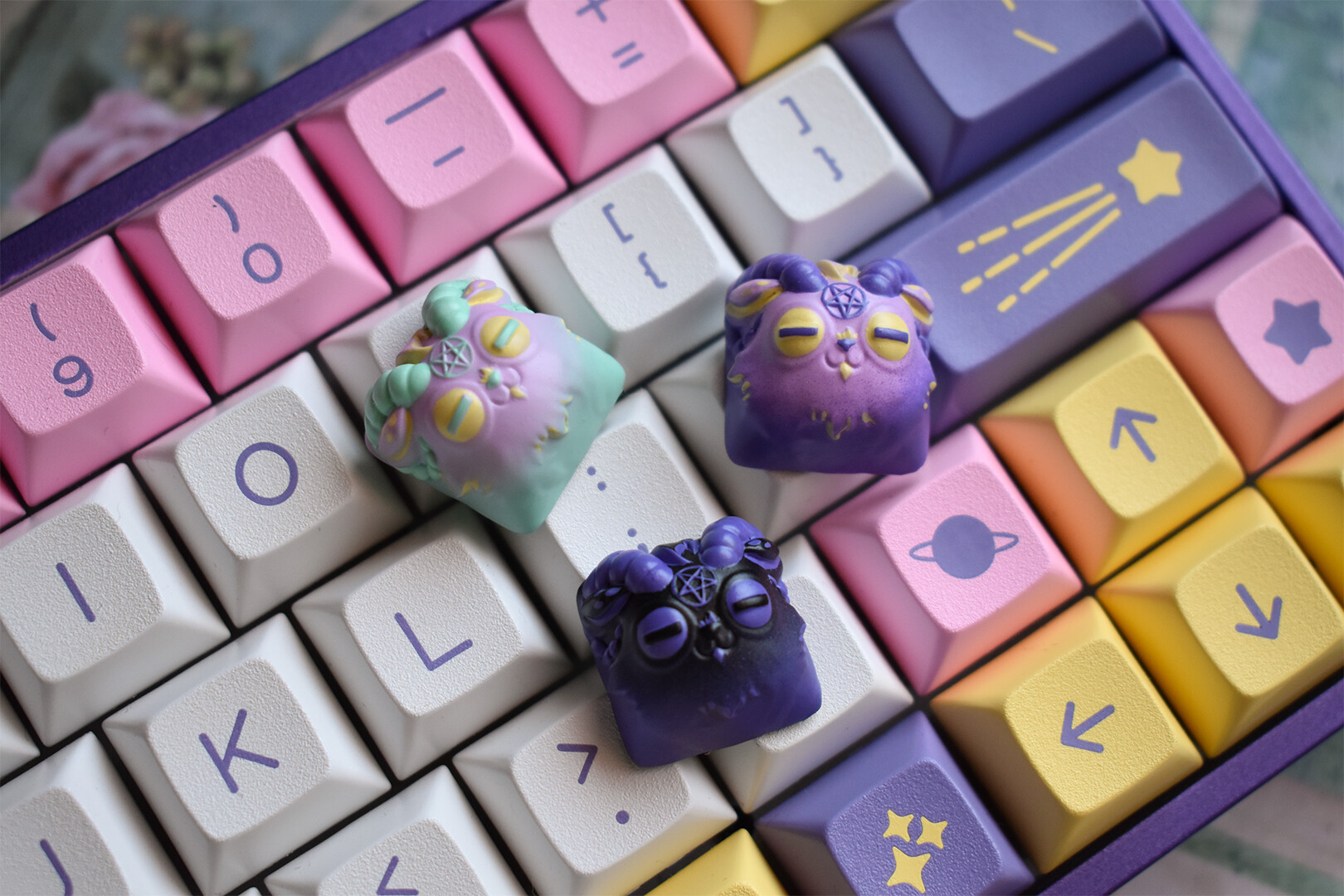 ArtStation - Magic, Dark Magic, and Astro Beelzebeth - Artisan Keycap ...