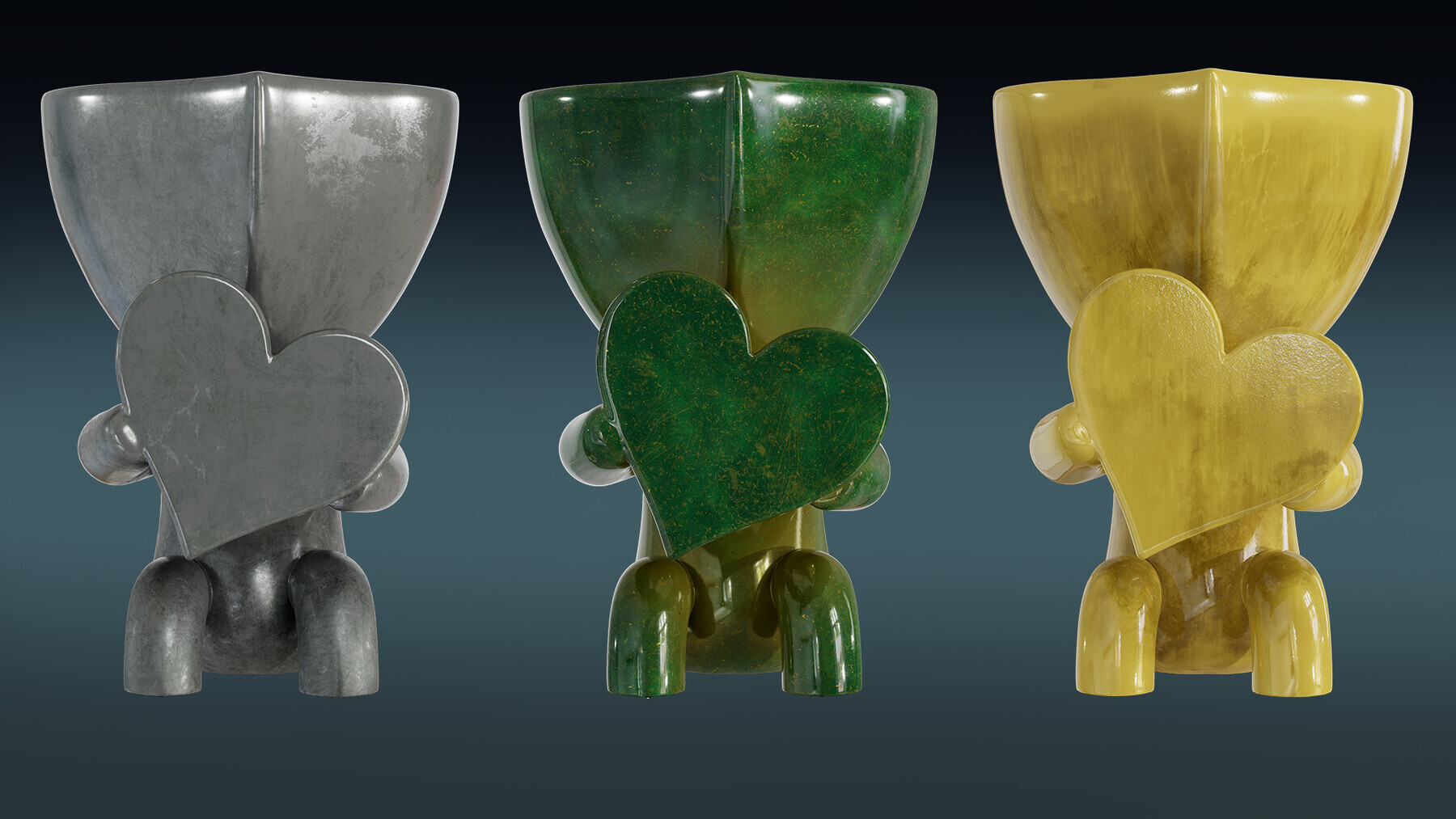 ArtStation - 26 pot ceramic smart material