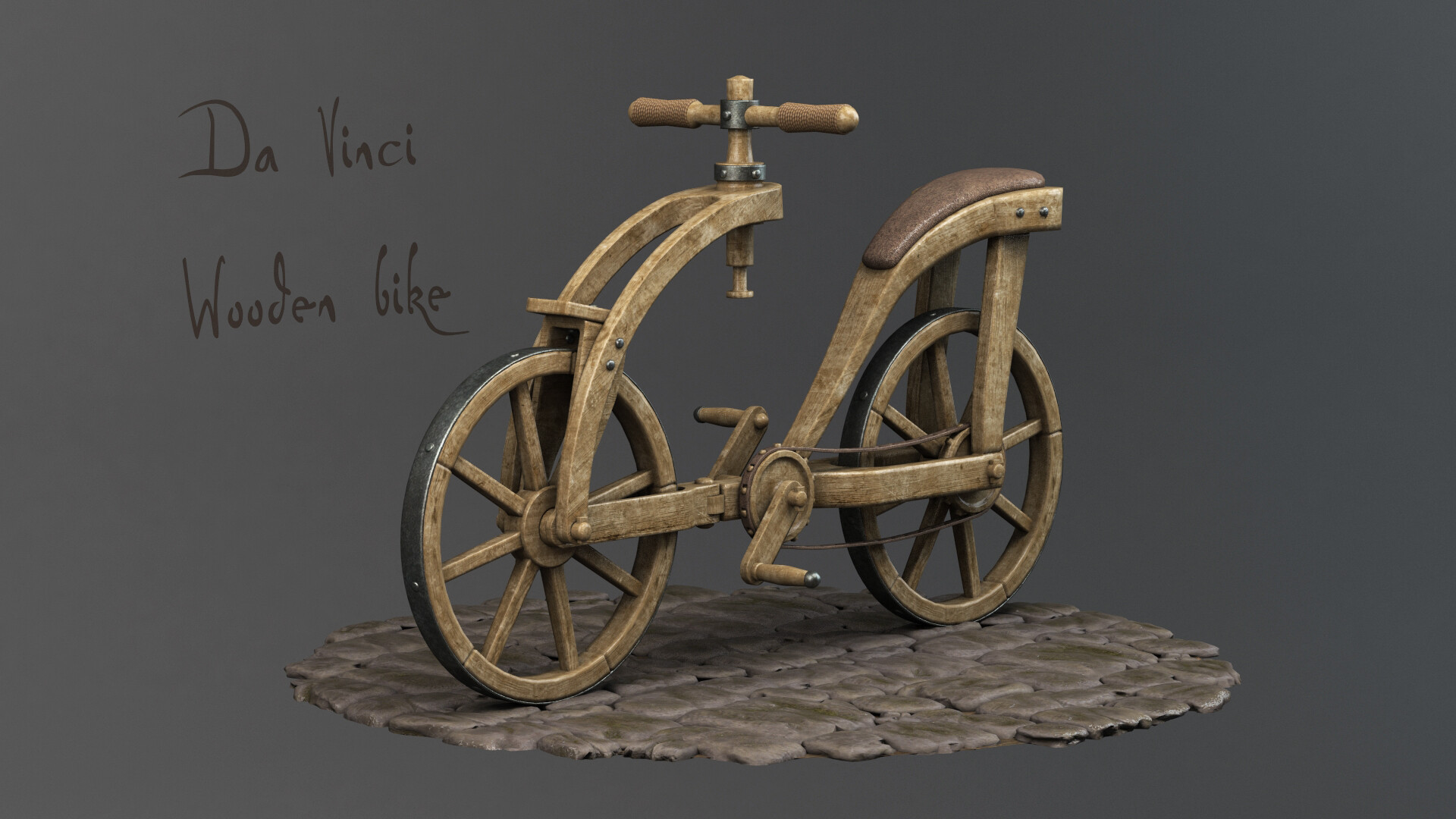 ArtStation - Da-Vinci-wooden-bike