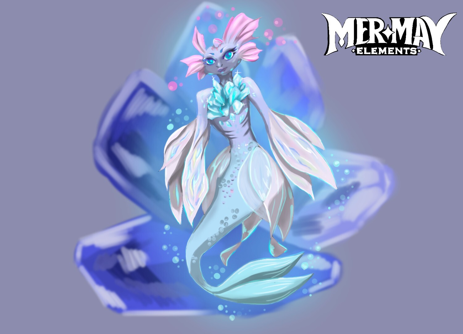 ArtStation - Ice mermaid