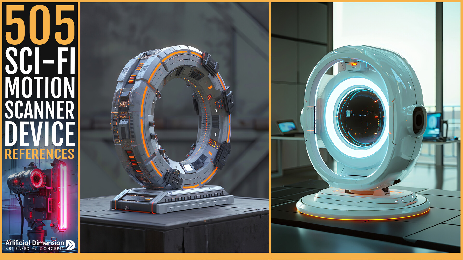 Artificial Dimension - 505 Sci-fi Motion Scanner device