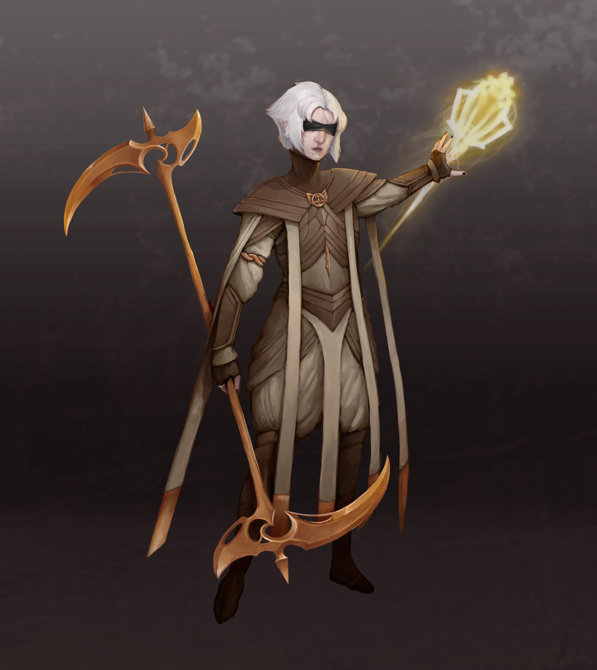ArtStation - Olive Delmont - Kelemvorite Cleric and member of the ...