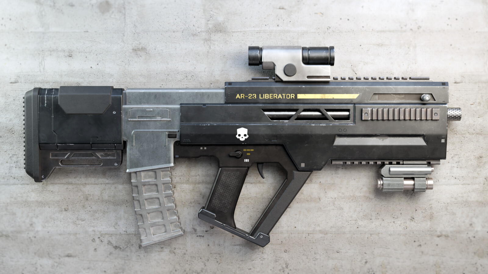 Charlie Lin(リンイチュウ) - Helldivers2 AR-23 Liberator Fanart