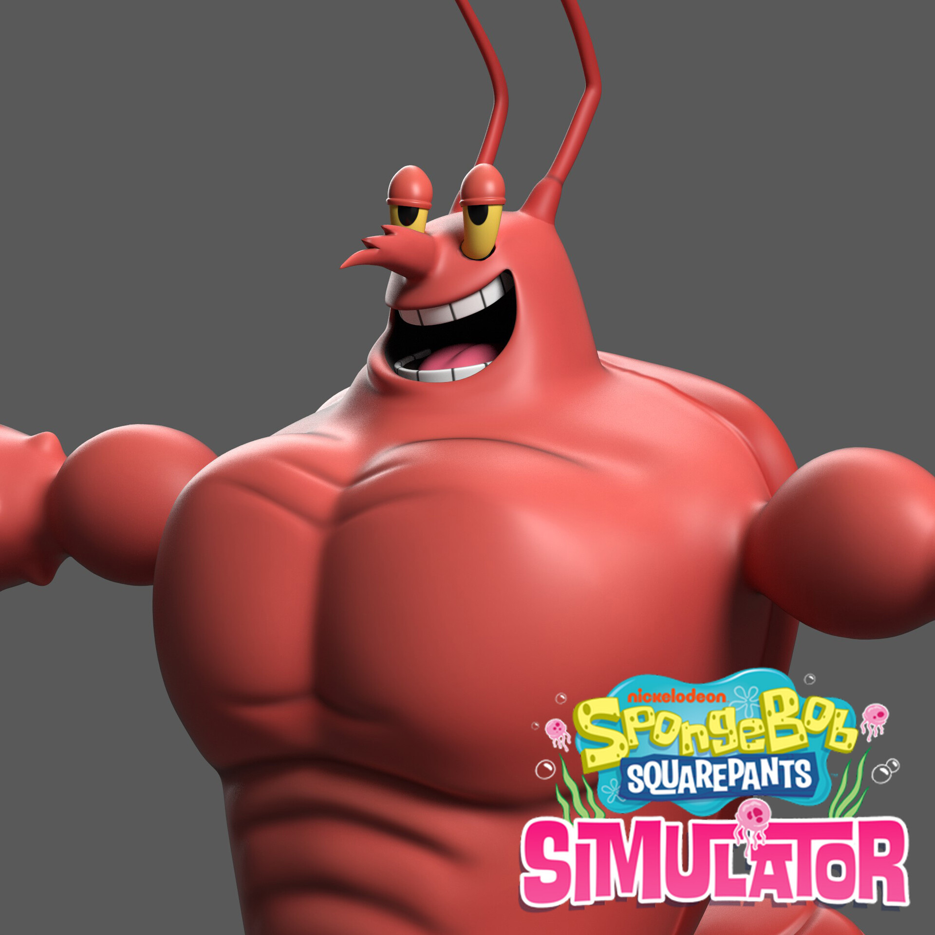 ArtStation - Larry The Lobster - Spongebob Simulator