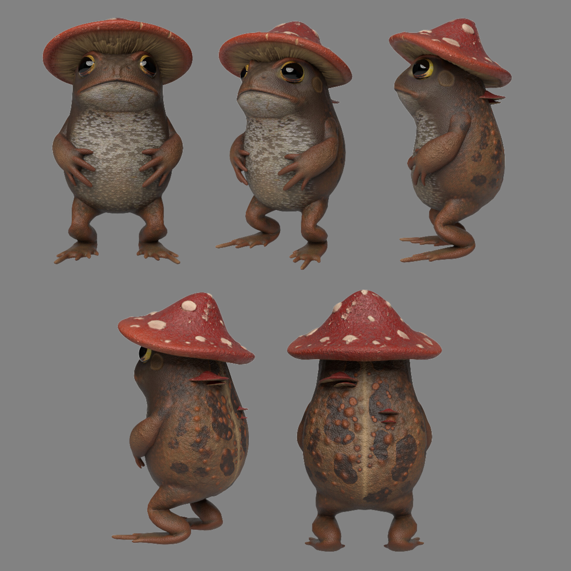 ArtStation - Mushroom Toad