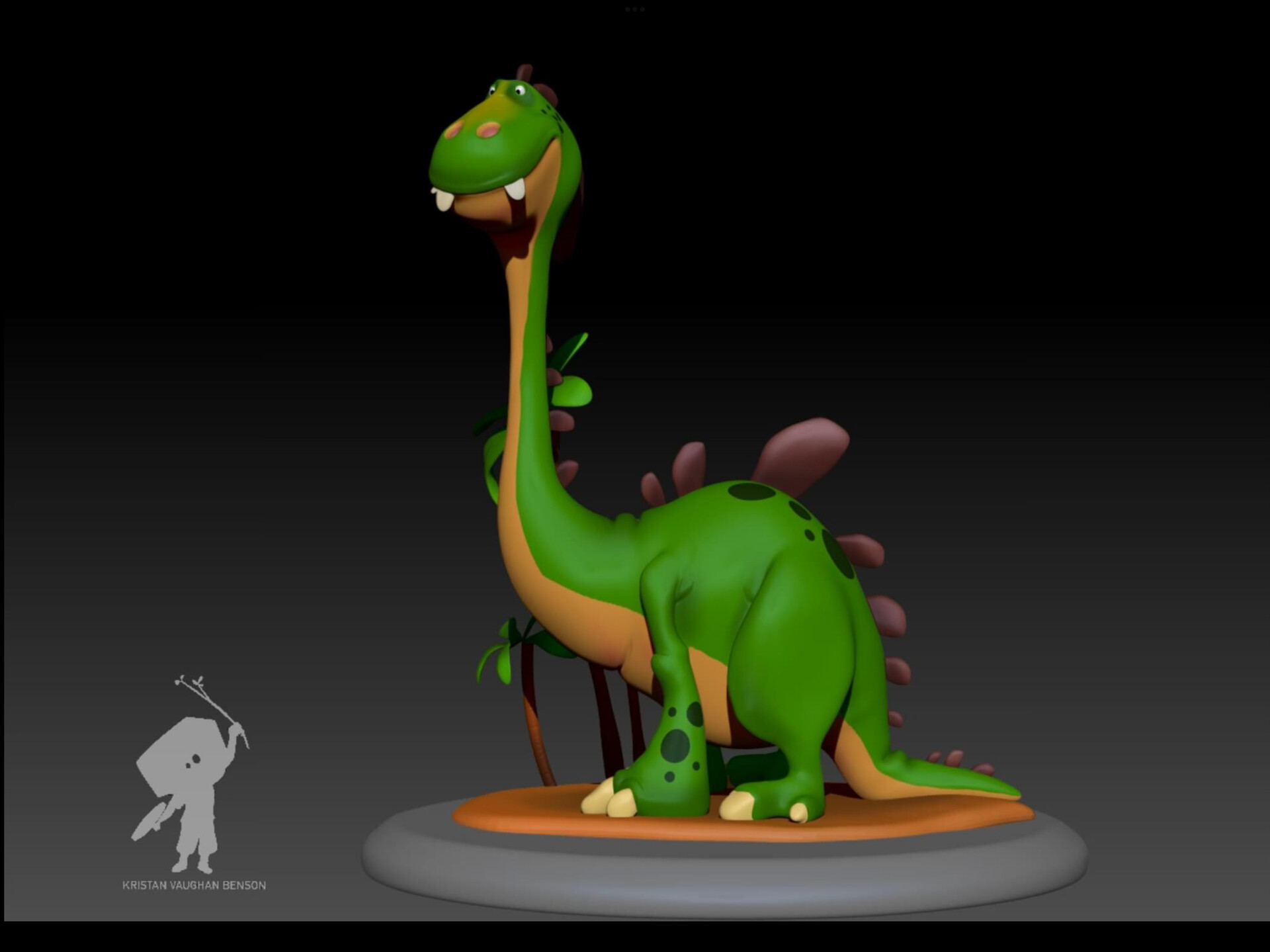 ArtStation - Stylised Dinosaur