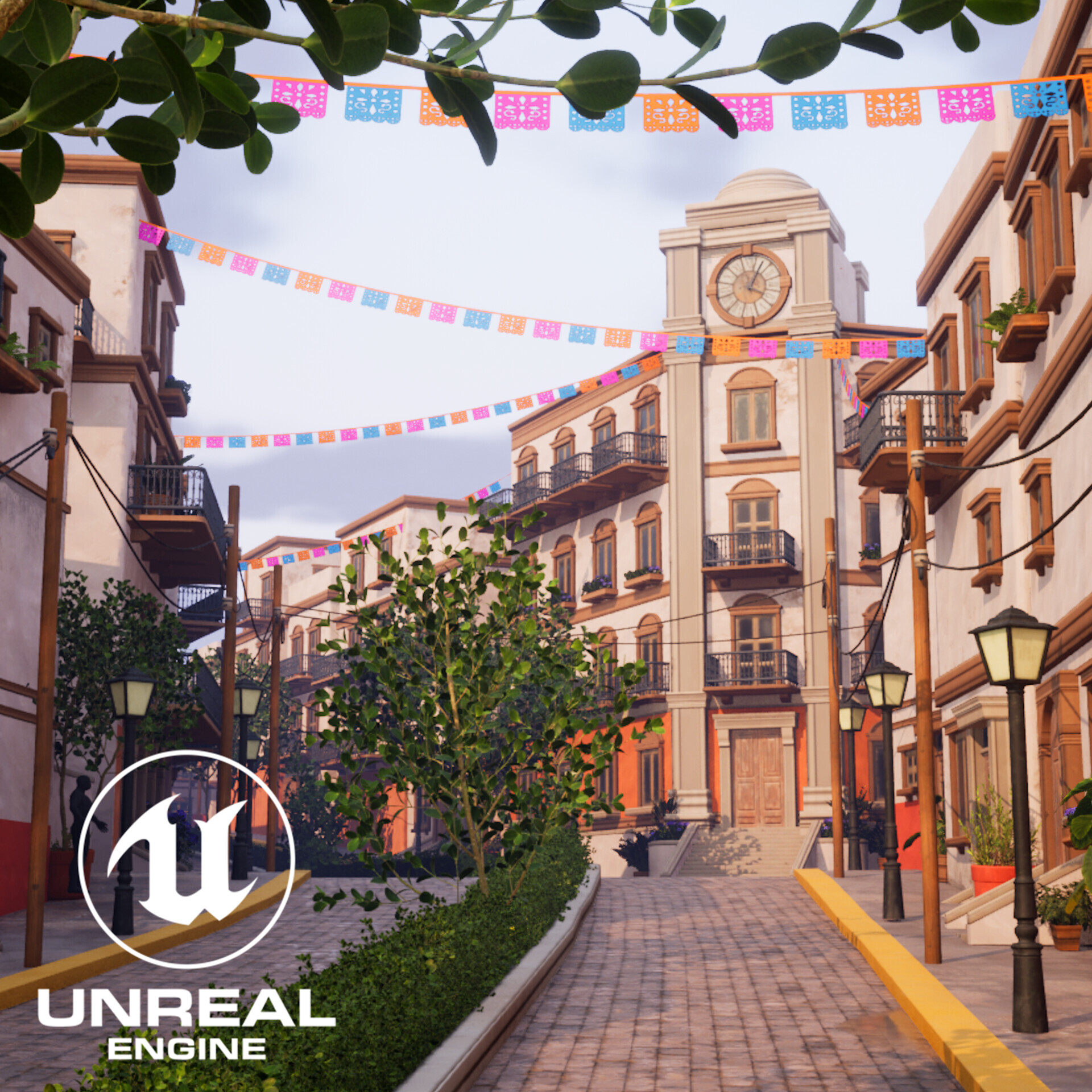 ArtStation - Mexican Street - UE5 Environment