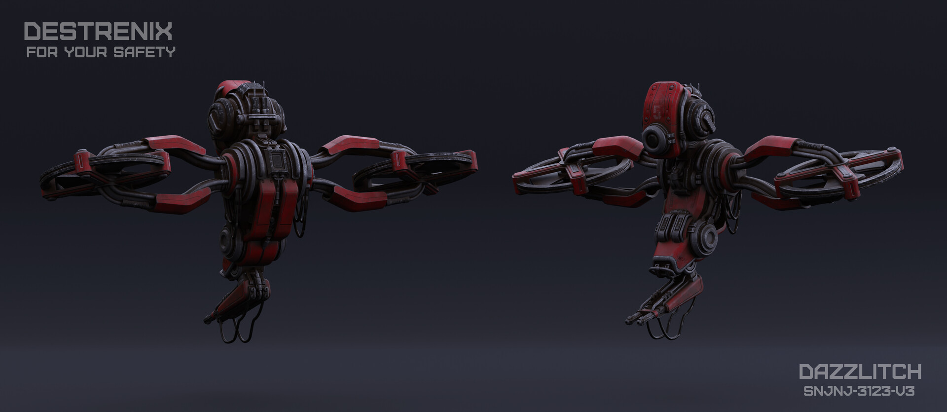 ArtStation - Sci-fi Drone