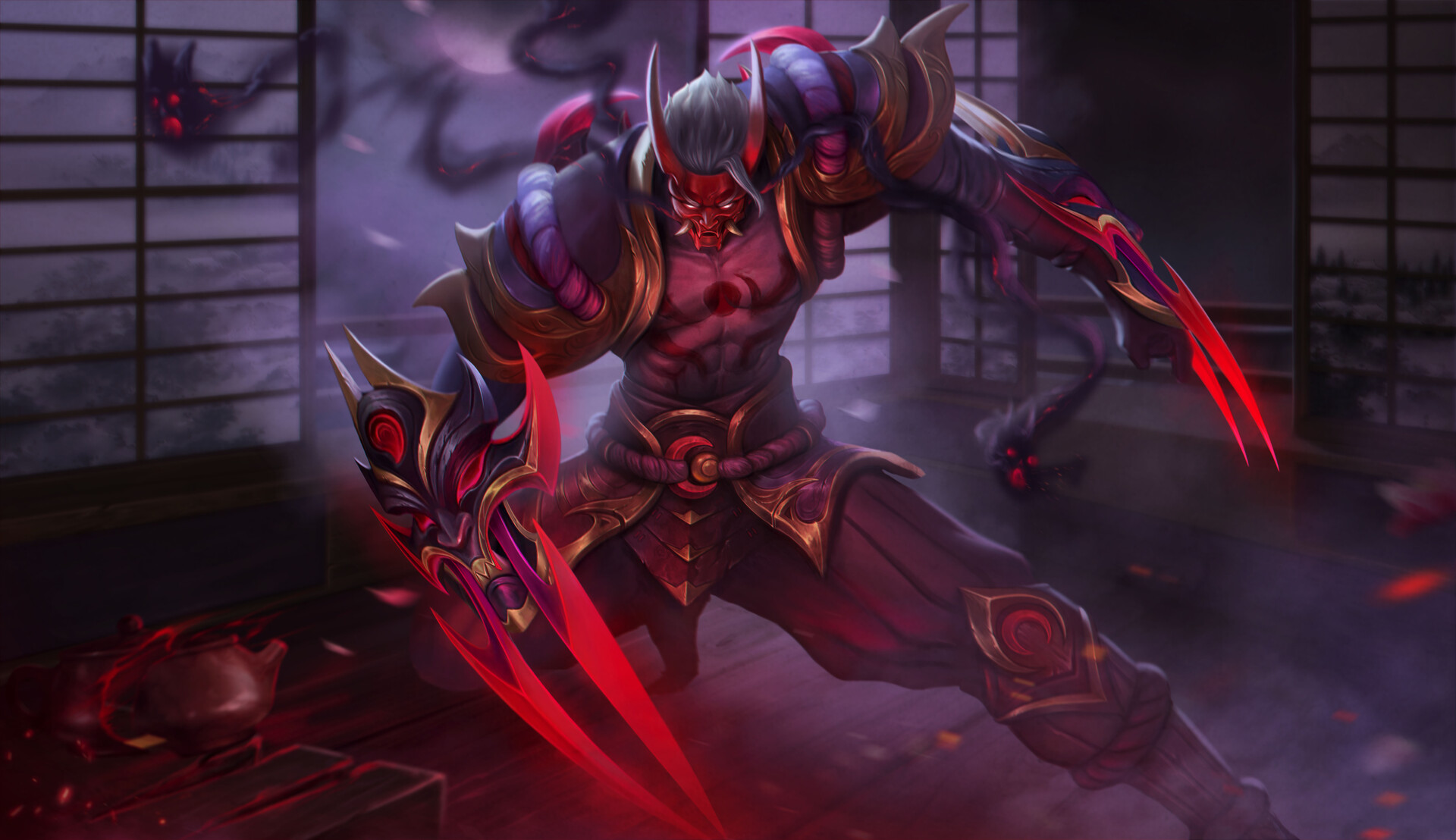 ArtStation - Zed blood moon fanart