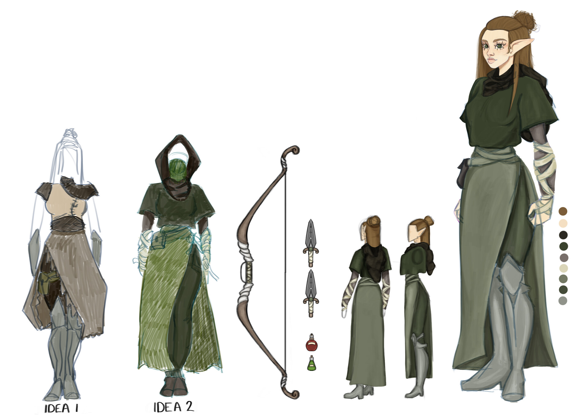 ArtStation - Ranger Character Sheet