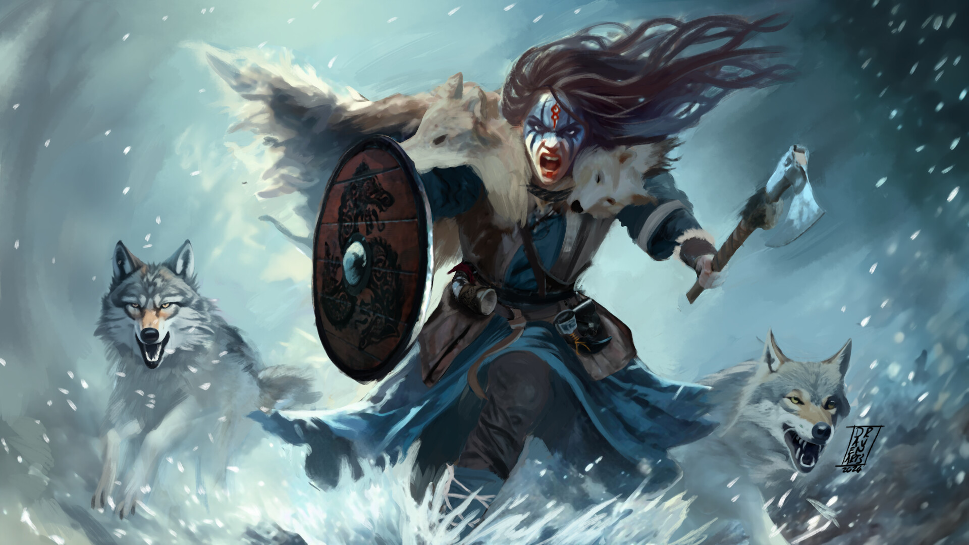 ArtStation - Viking Charge