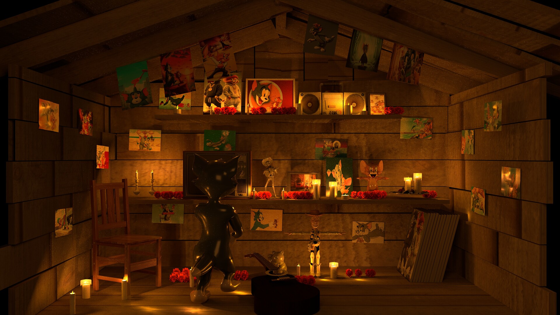 ArtStation - Coco Movie Scene Light recreation