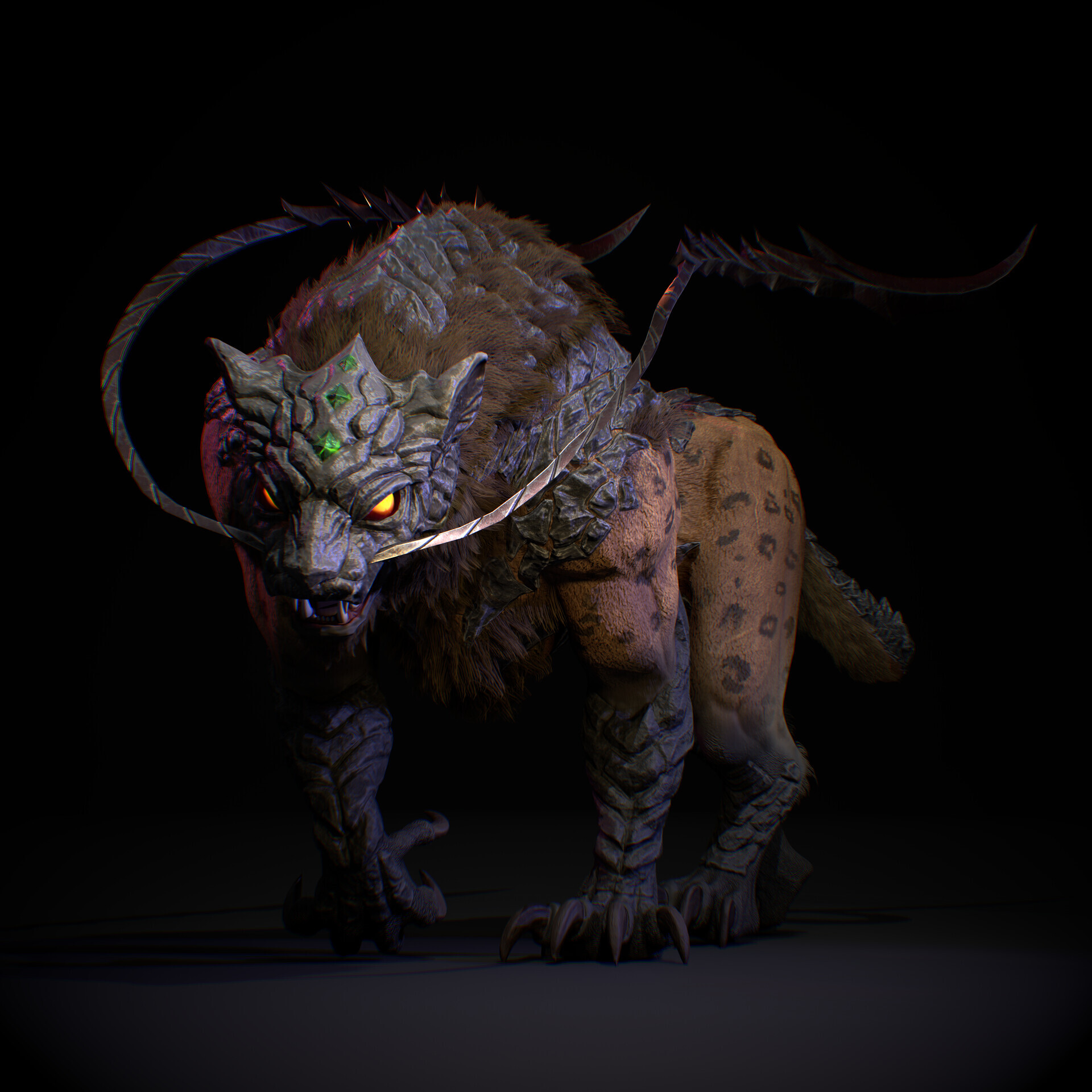 ArtStation - Final Fantasy Coeurl Fanart