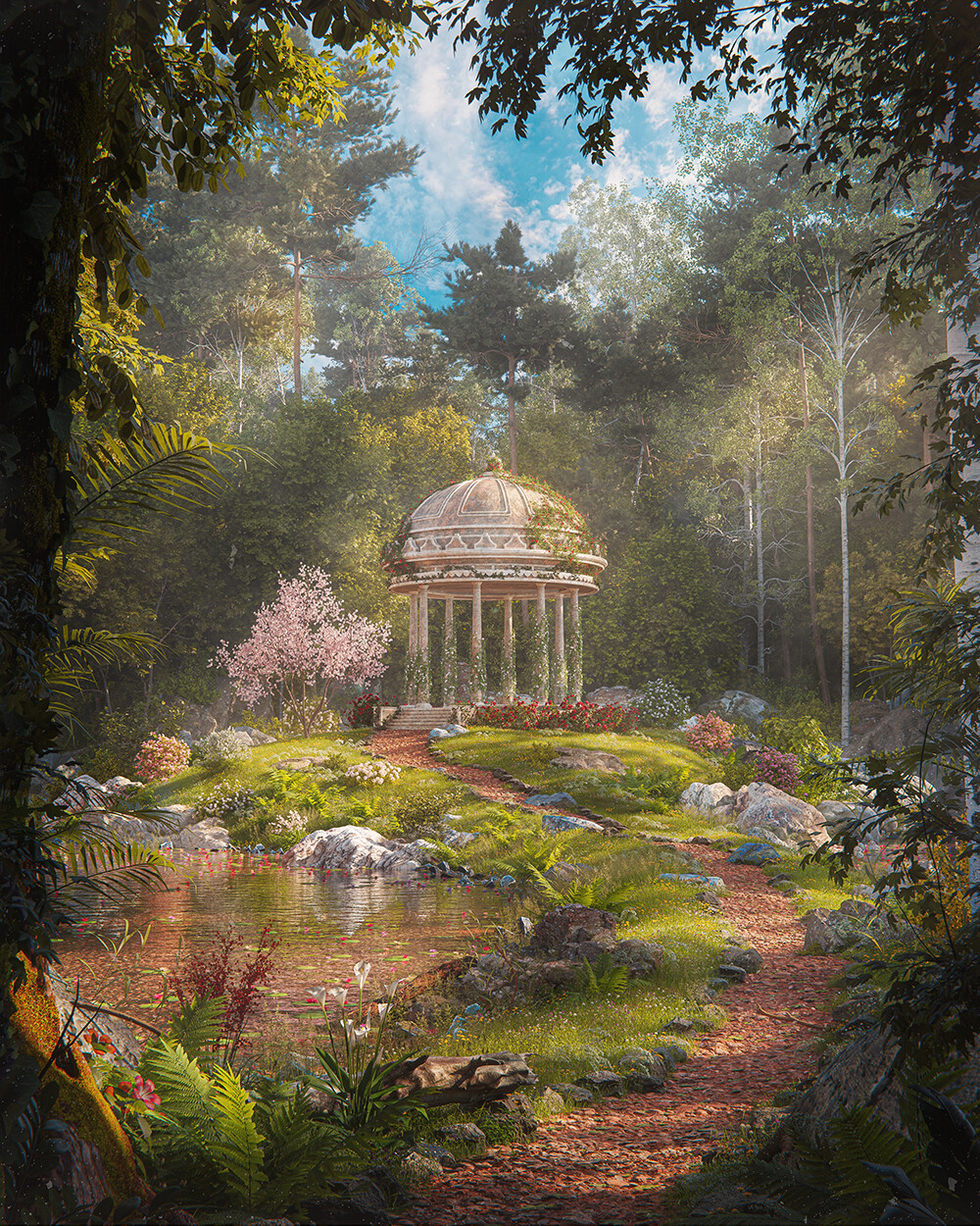 ArtStation - A Place Of Peaceful Soul