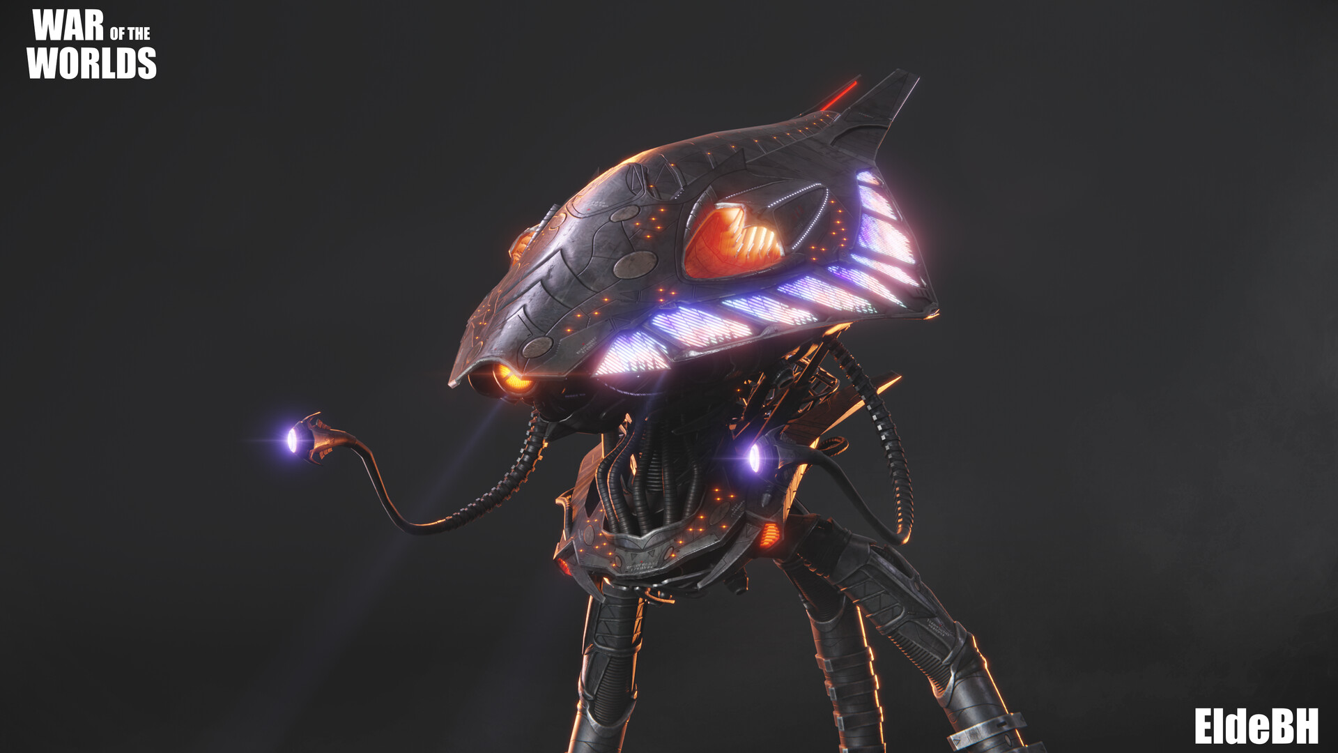 Floris van de Wetering - War of the Worlds Alternate Tripod Design