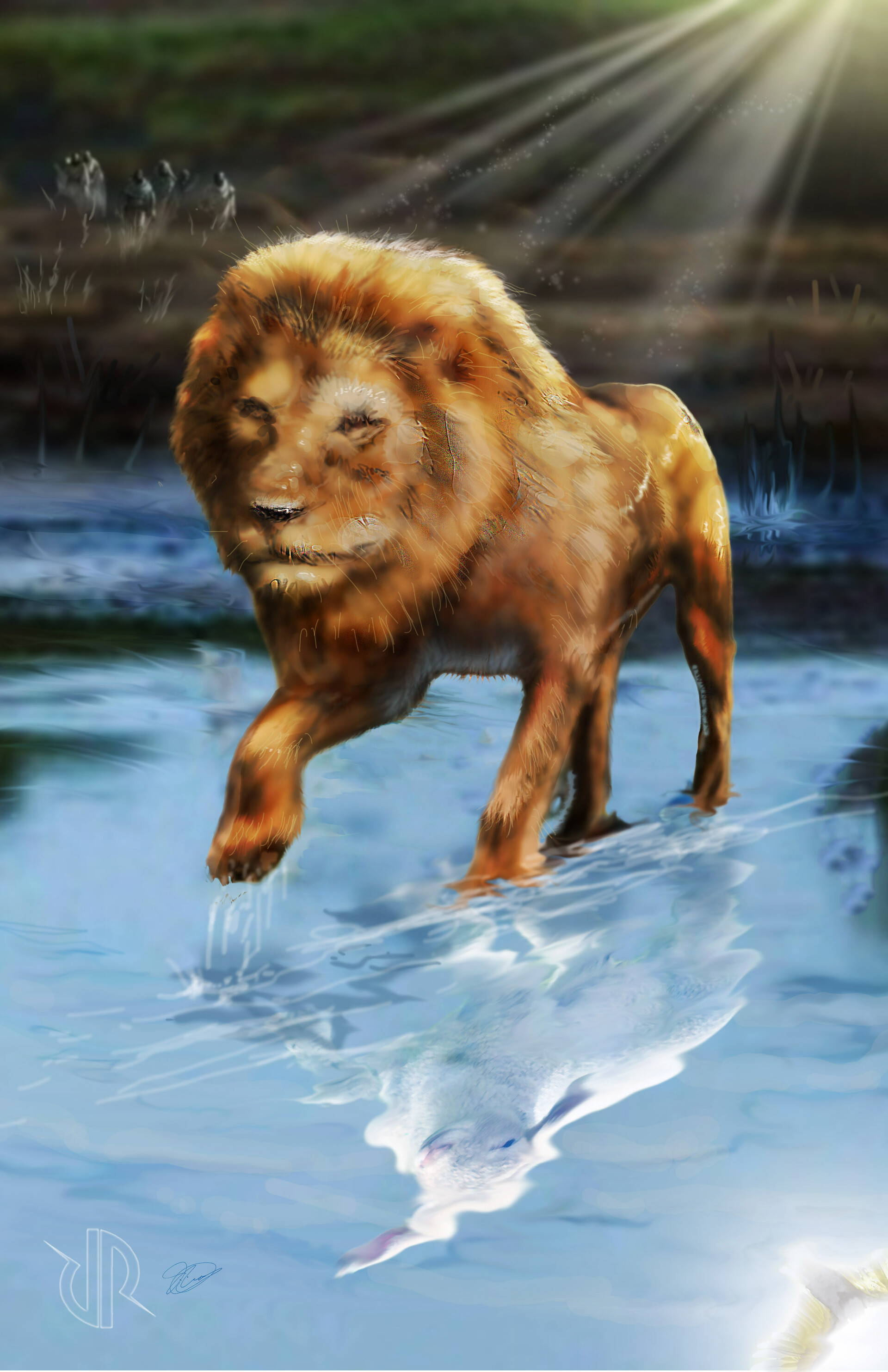 ArtStation - The Lamb The Lion The Tribesmen