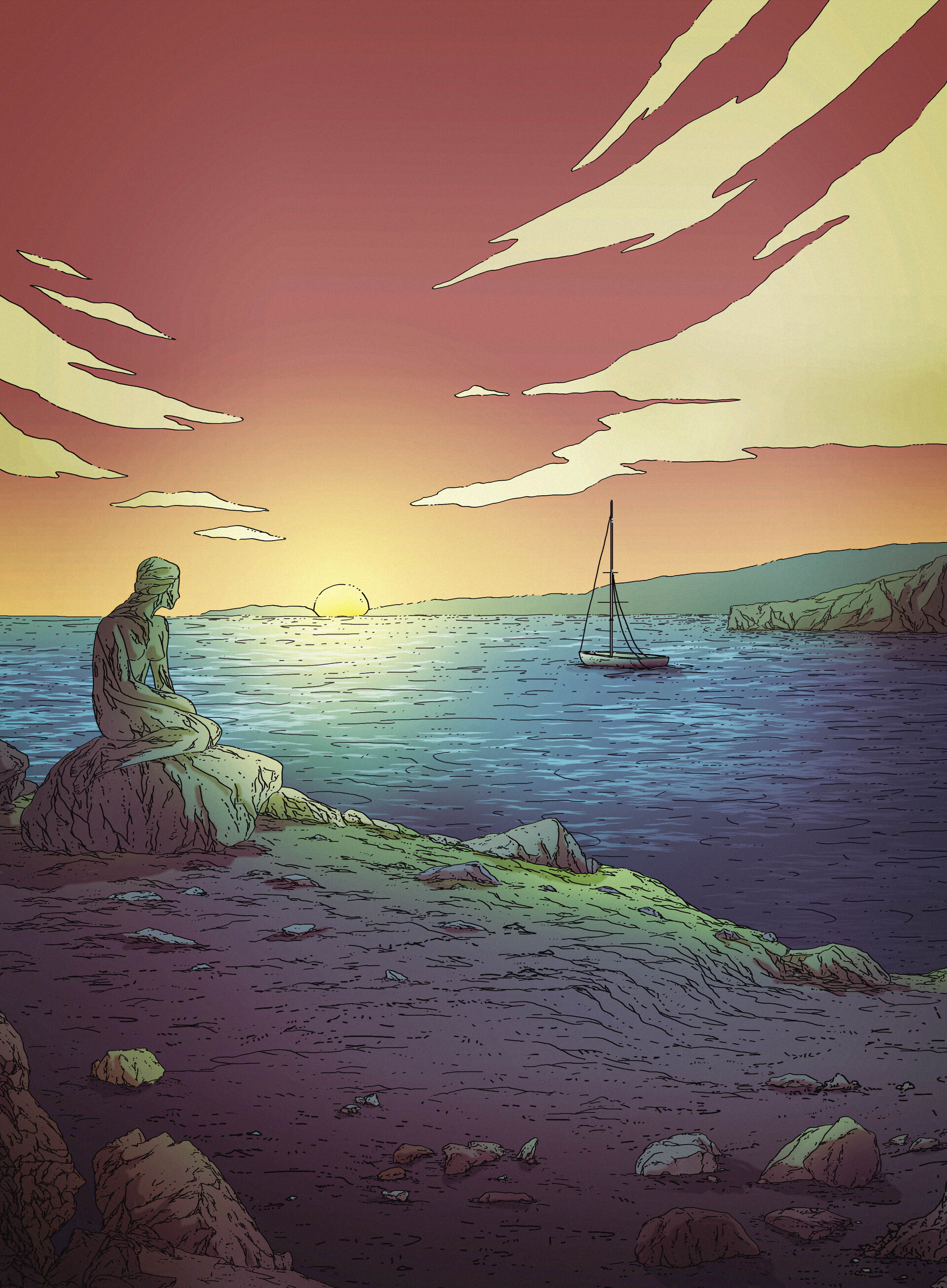 ArtStation - HOPE FOR DEPRESSION_BOOK COVER III