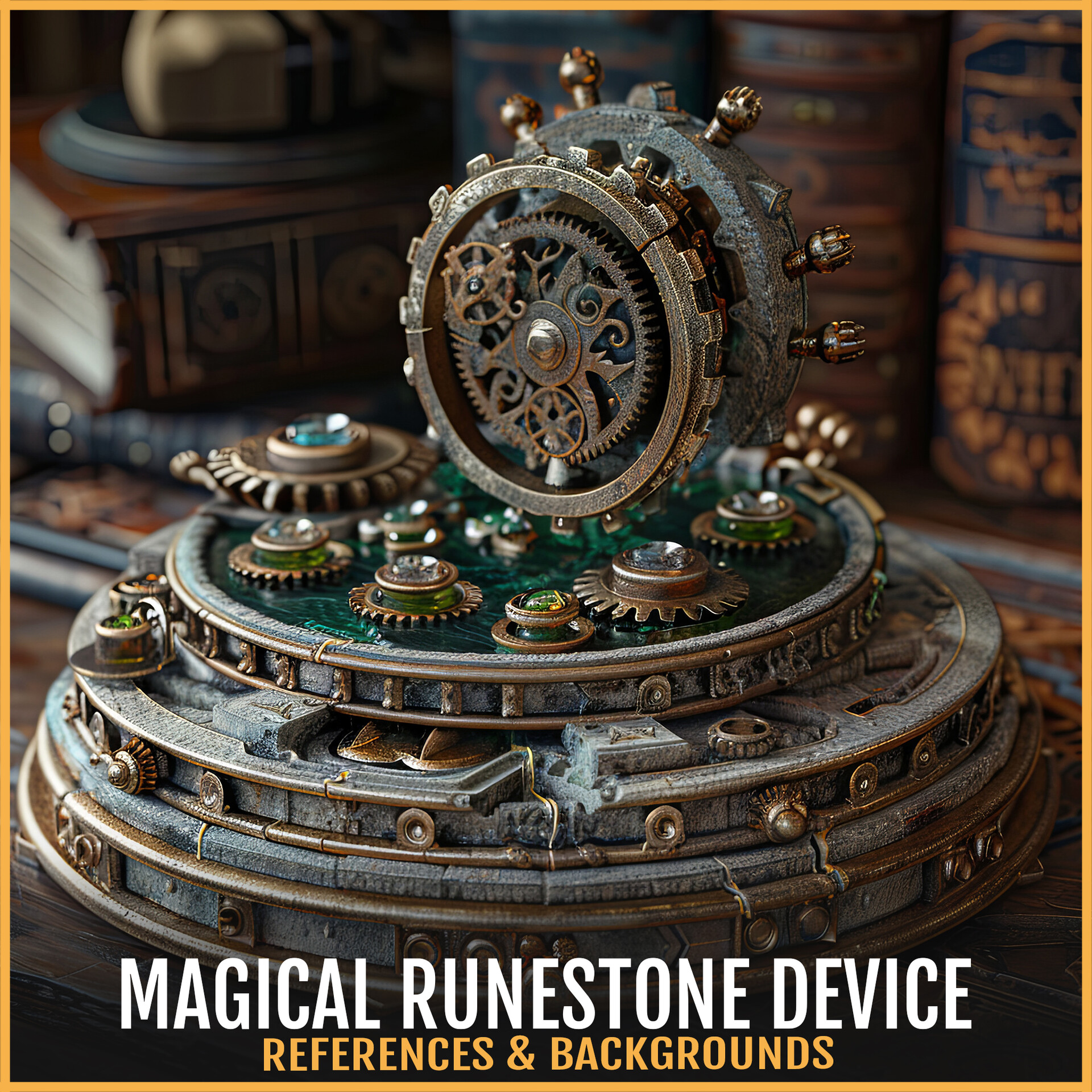 ArtStation - 303 Magical Runestone Device