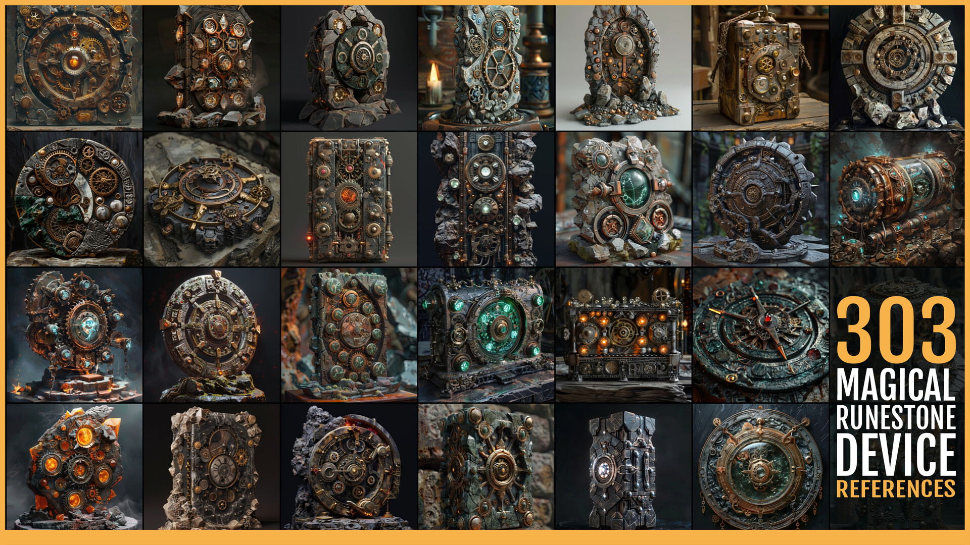 Artificial Dimension - 303 Magical Runestone Device