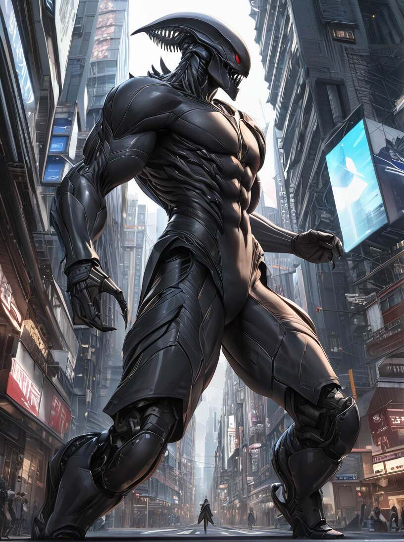 JirenArt - 100 Xenomorph Heroes | Full Body | 4K