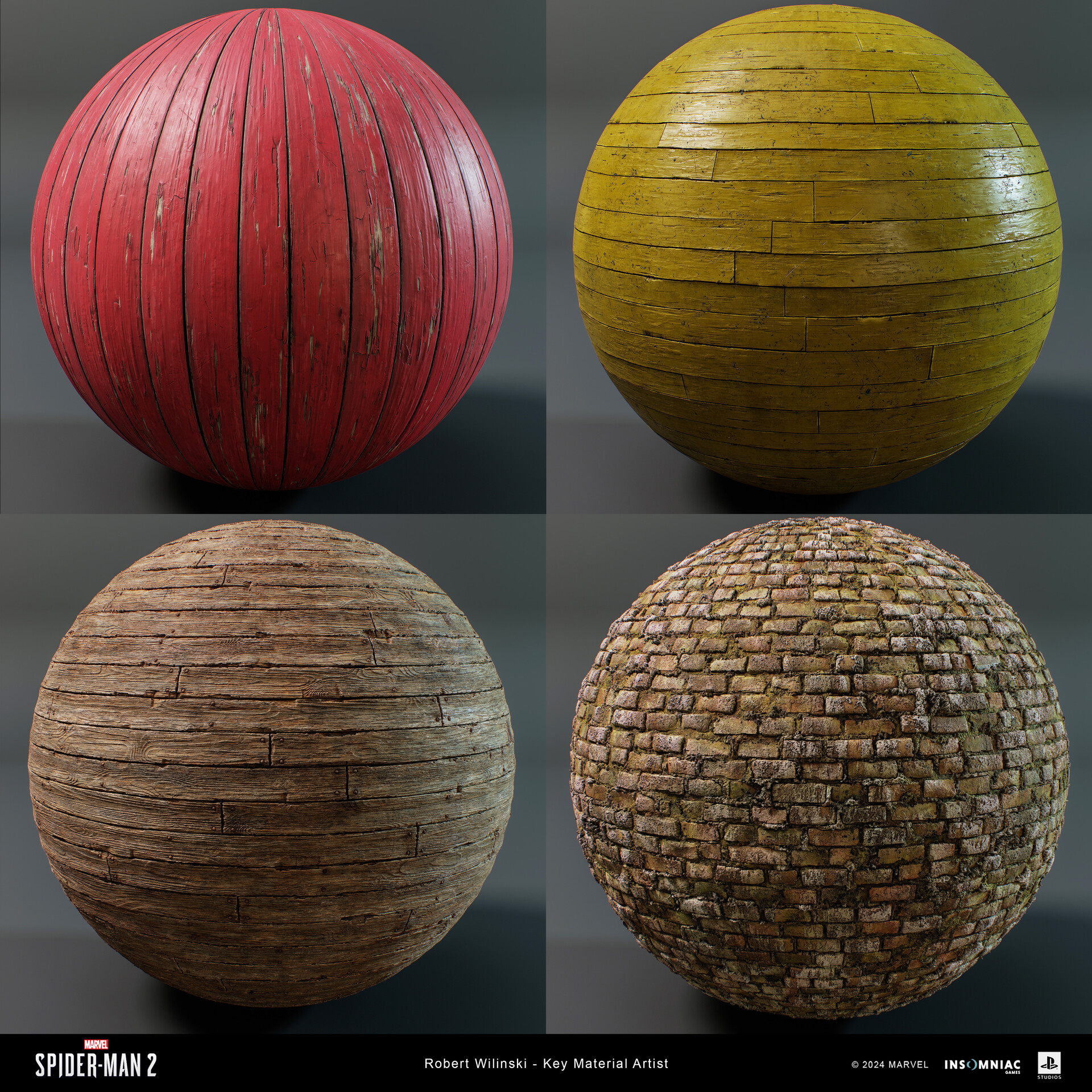 Robert Wilinski - Marvel's Spider-Man 2 - Materials