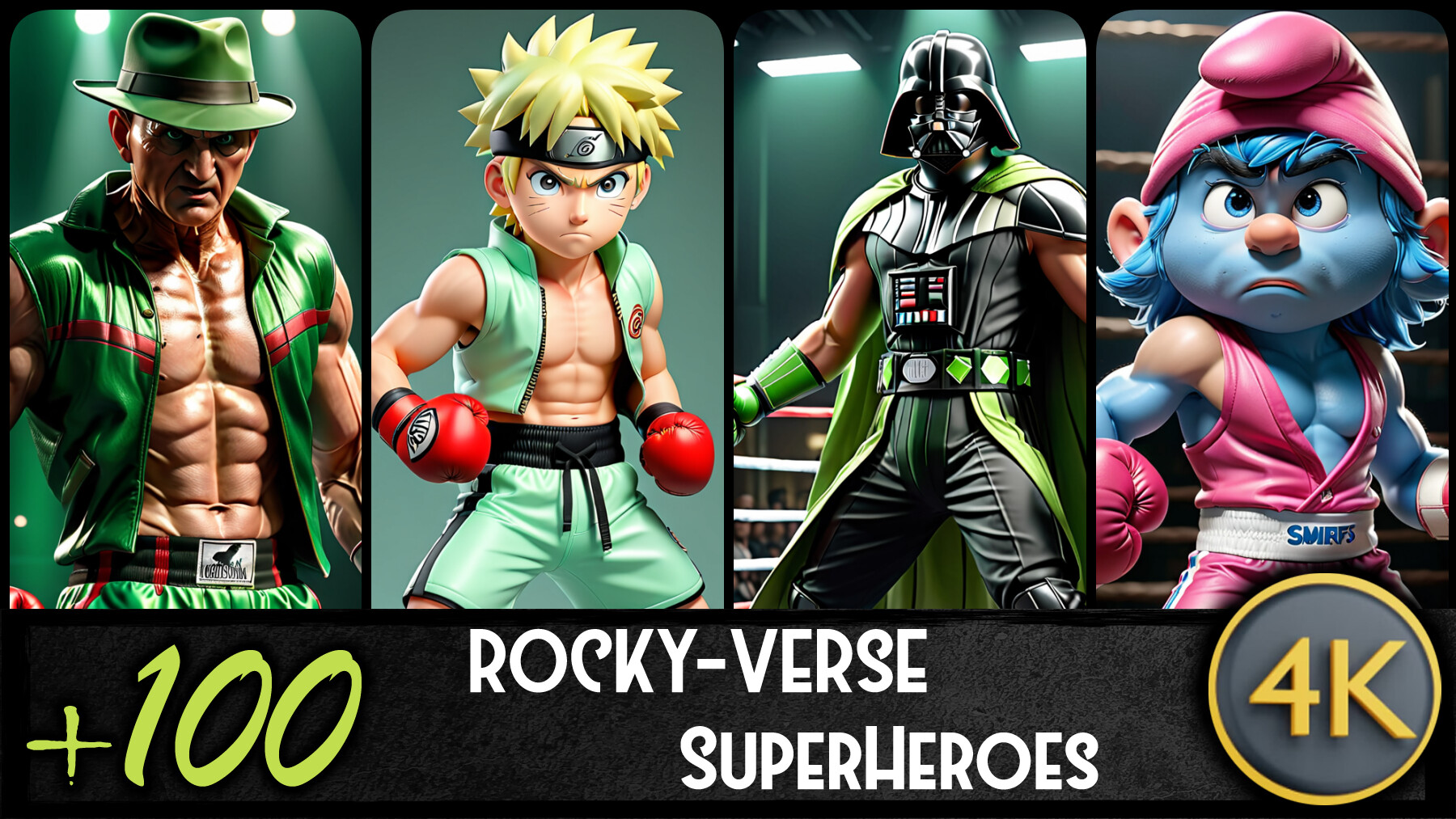 ArtStation - 100 Rocky-Verse SuperHeroes | Full Body | 4K