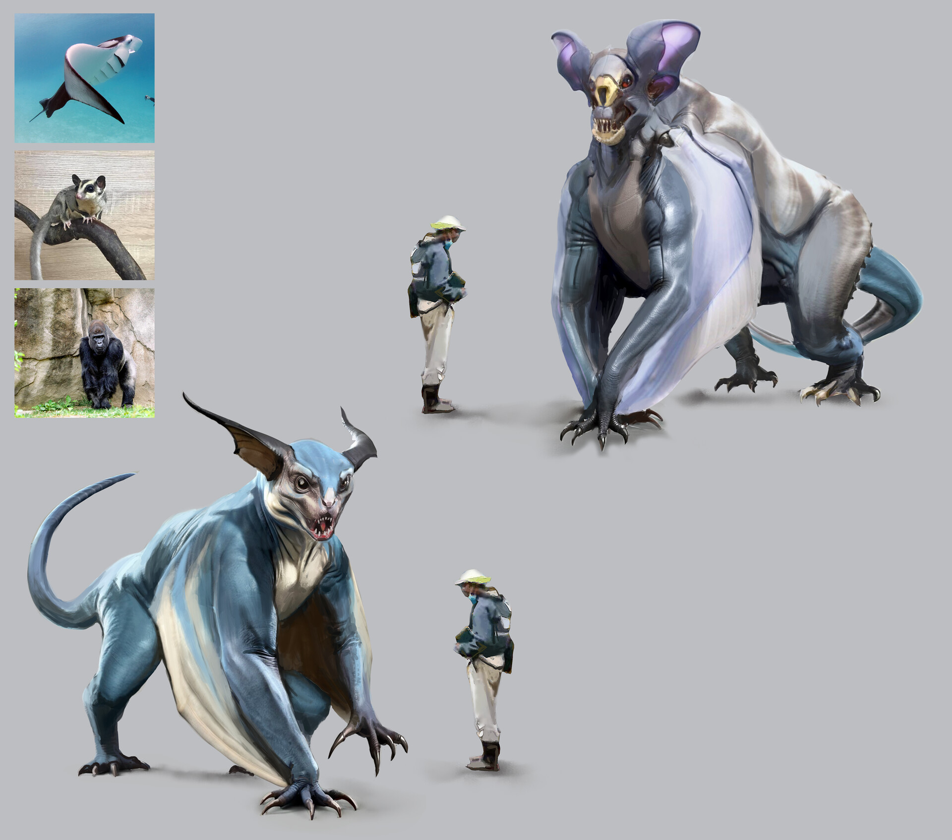 ArtStation - MantaRilla: Creature Design