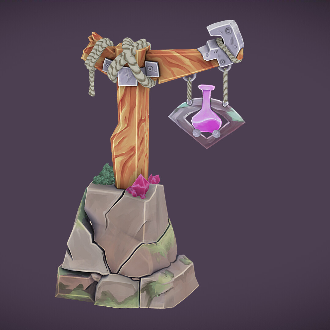 ArtStation - Potionseller Sign