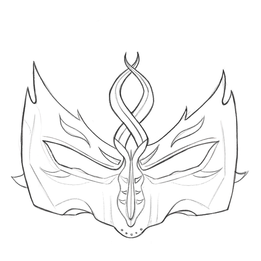 NIA - Celtic wooden mask