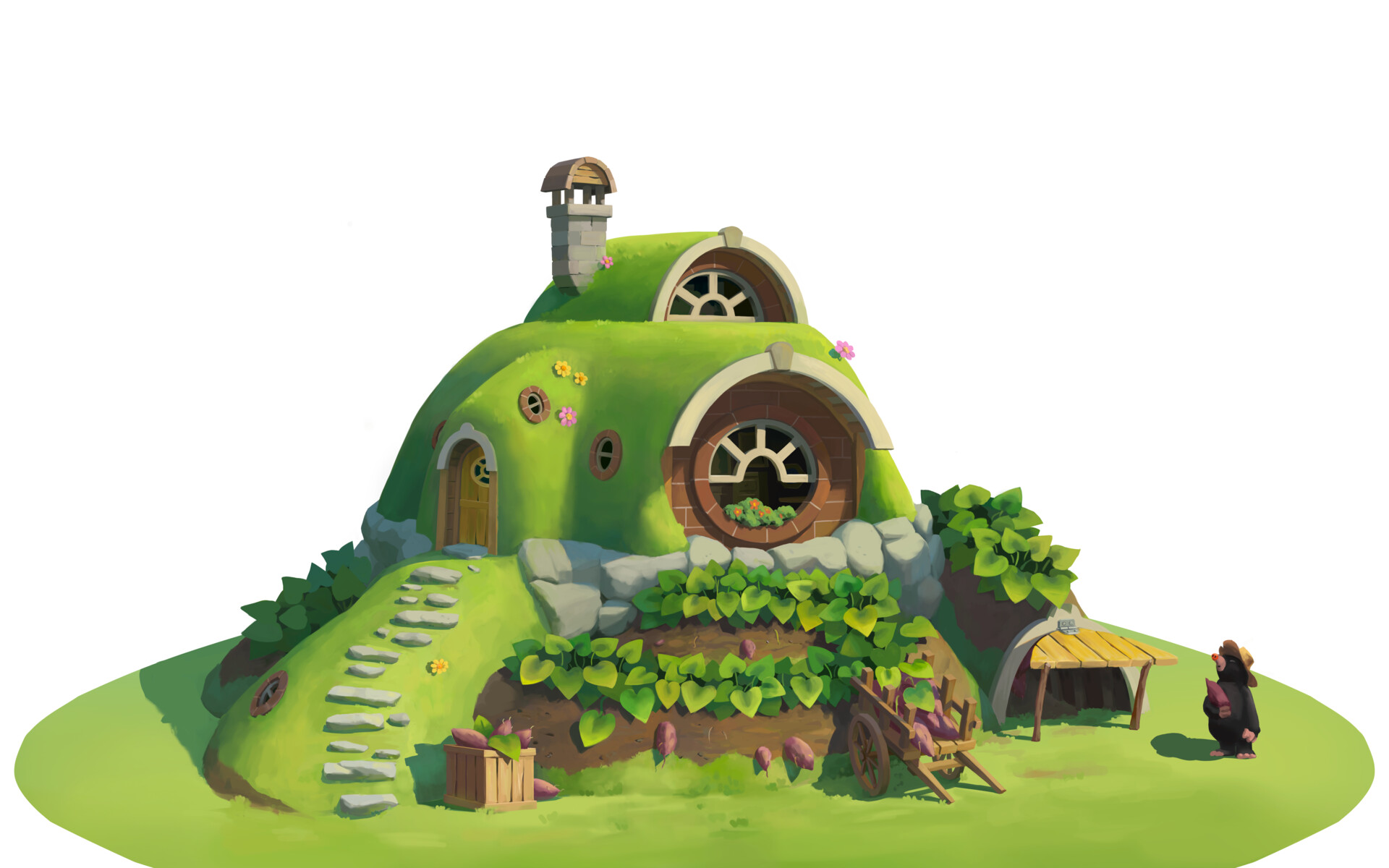 ArtStation - Mole house