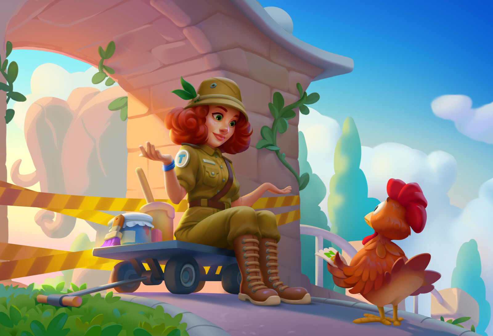 Playrix Games - Illsutations