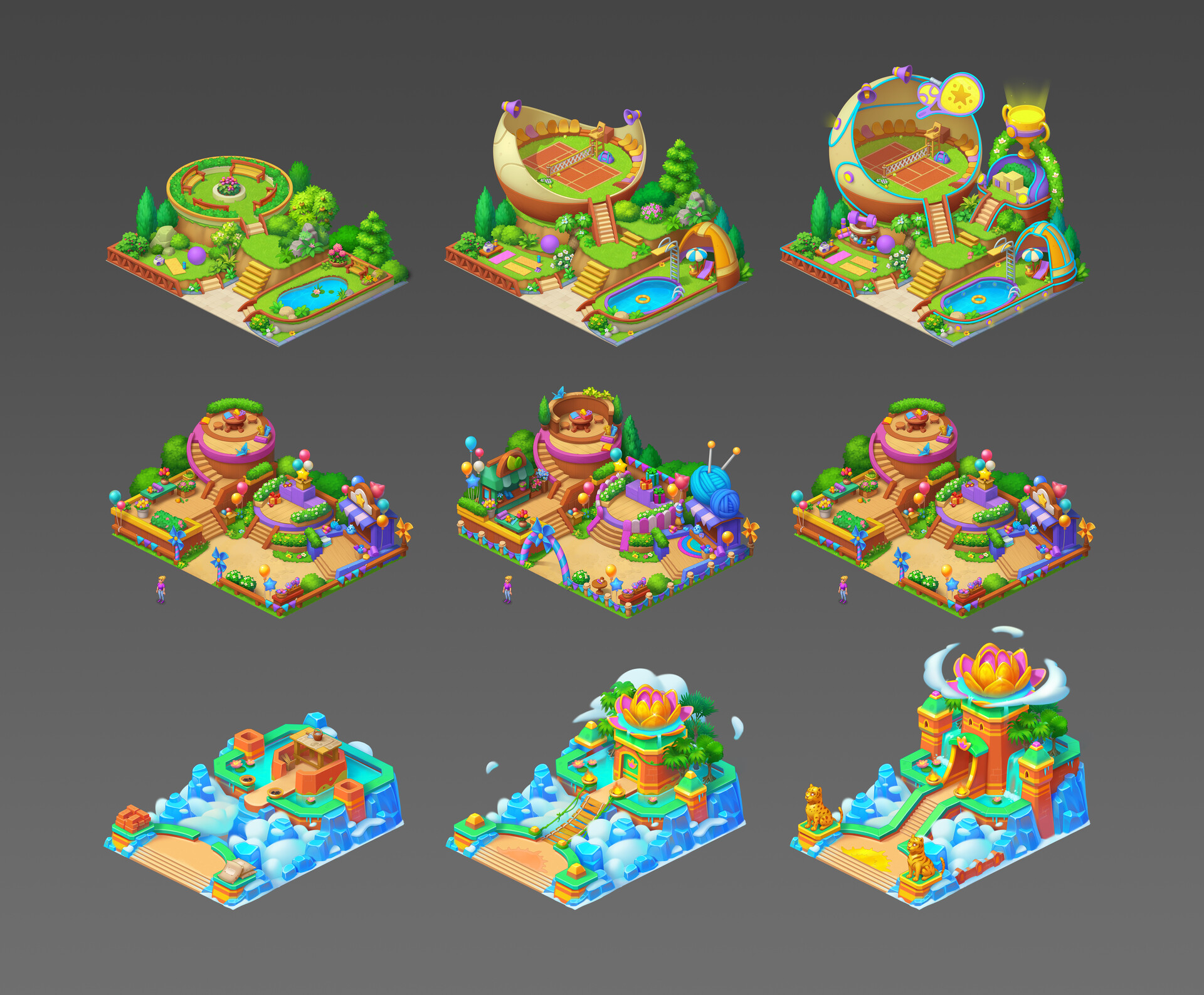 Playrix Games - Game objects