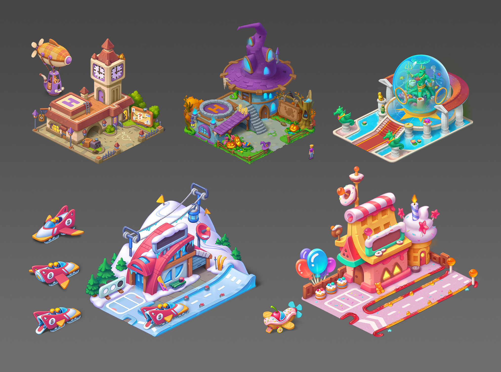 Playrix Games - Game objects