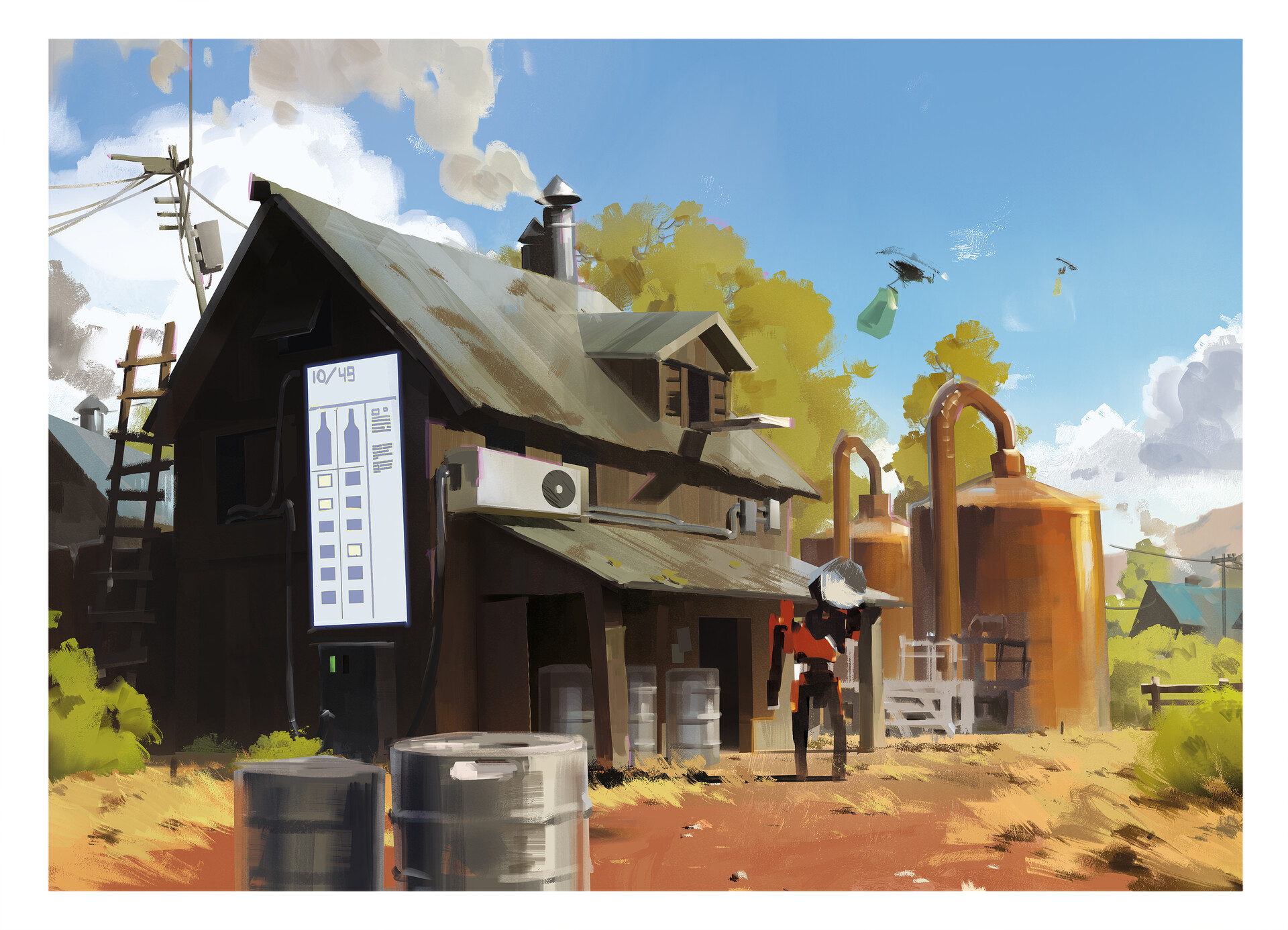 ArtStation - Kiberderevnya - Brewery