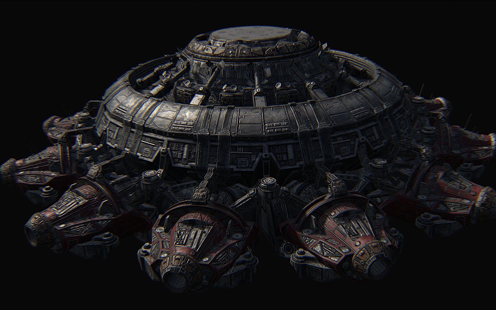 ArtStation - Old Sci Fi Project - Space stuff