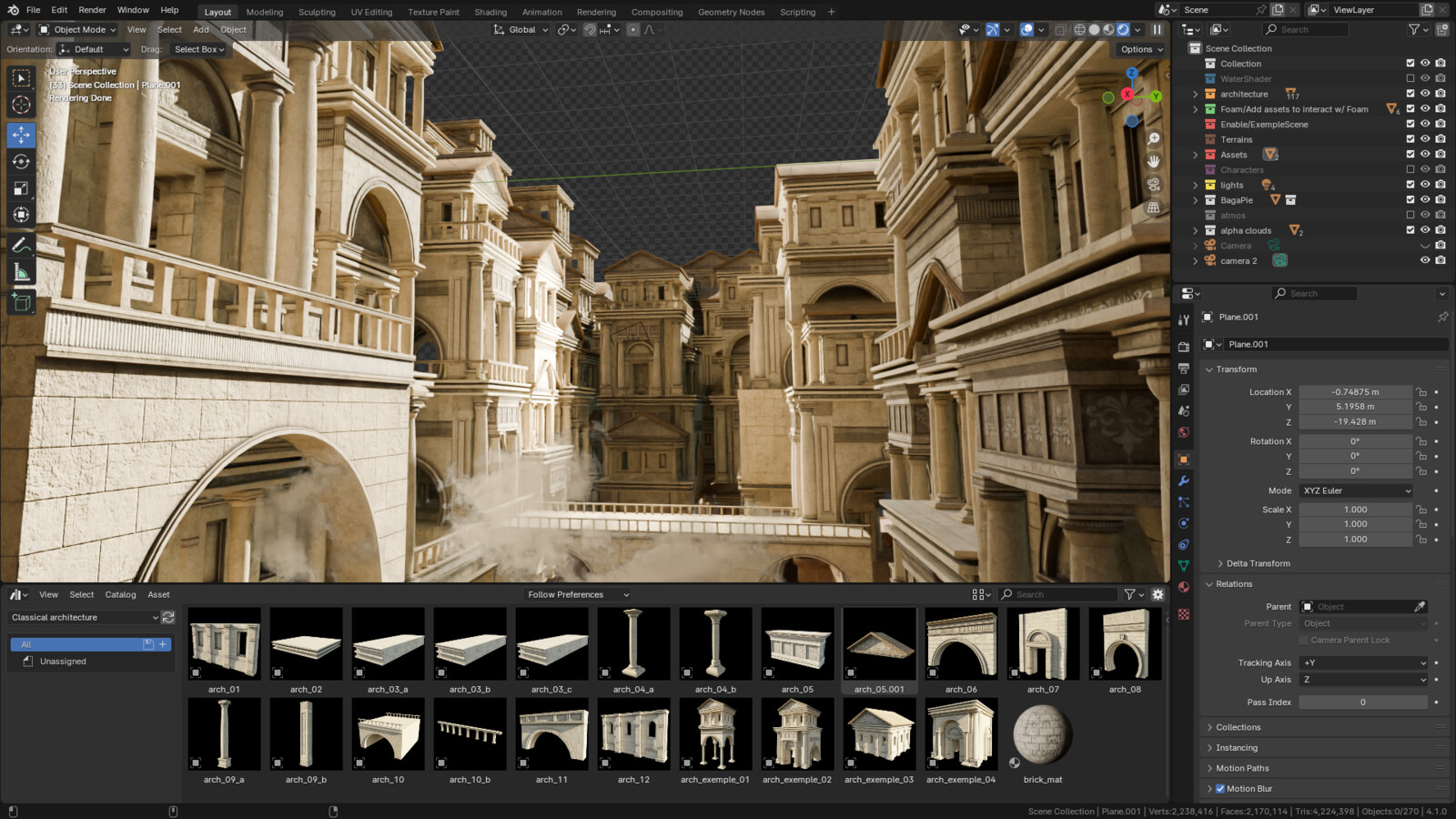 ChuckCG - Classical Architecture Asset Pack