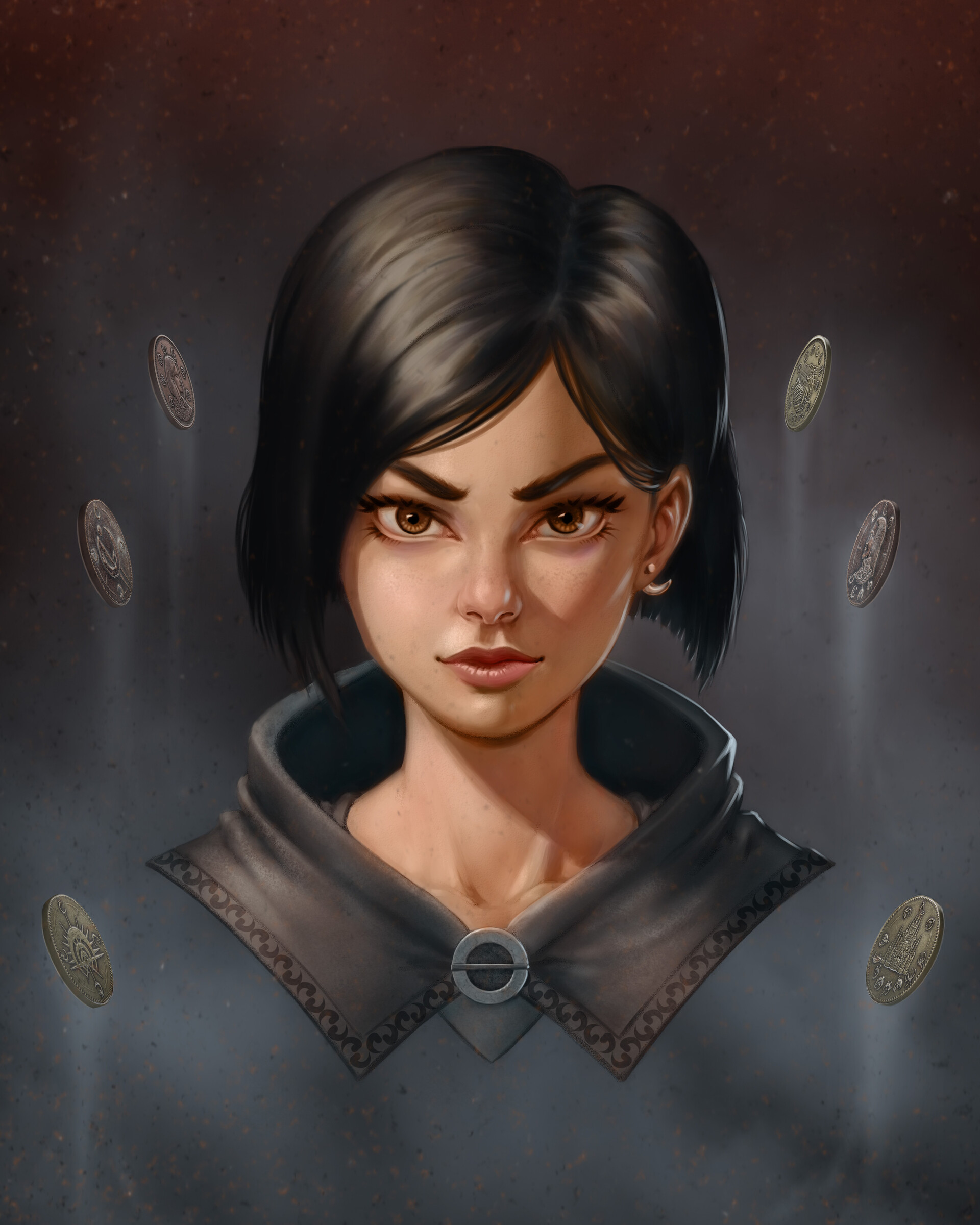 ArtStation - Vin from the Mistborn trilogy by Brandon Sanderson.