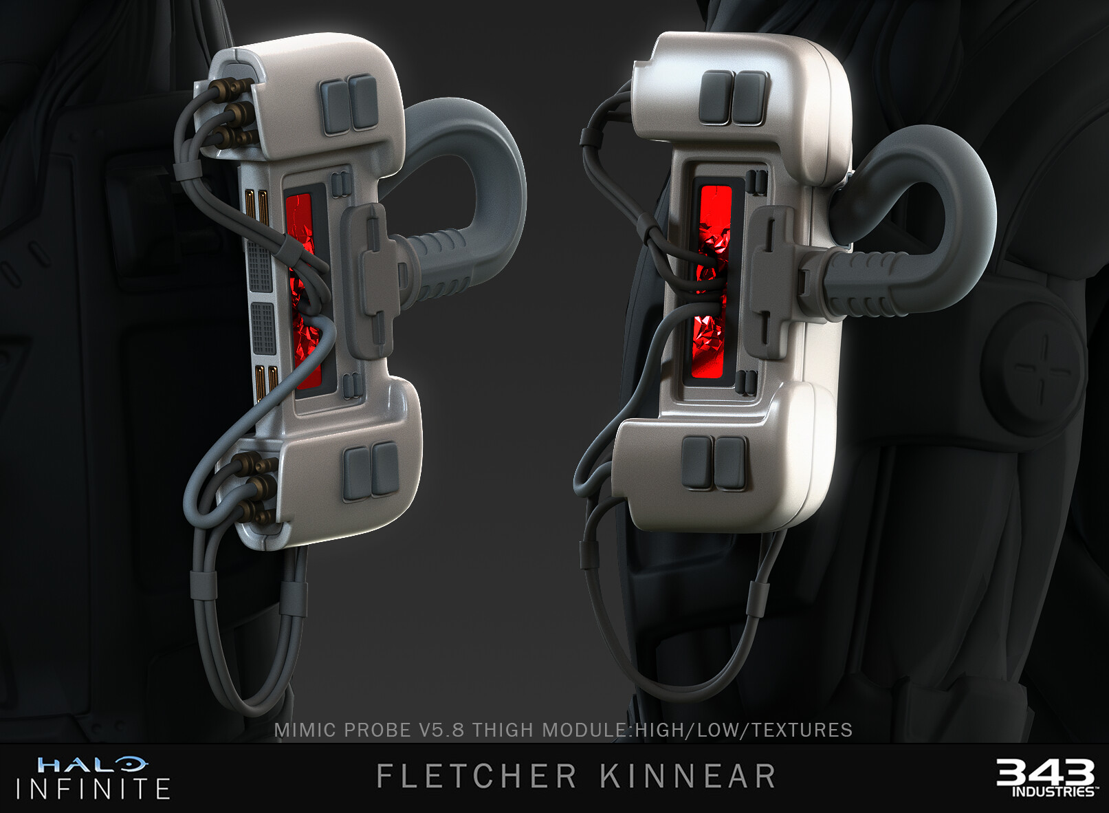 Fletcher Kinnear - Halo Infinite: Viral Machine Armour Set