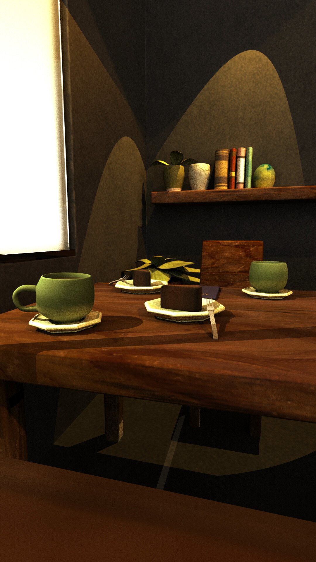 ArtStation - 3D Cafe scenes