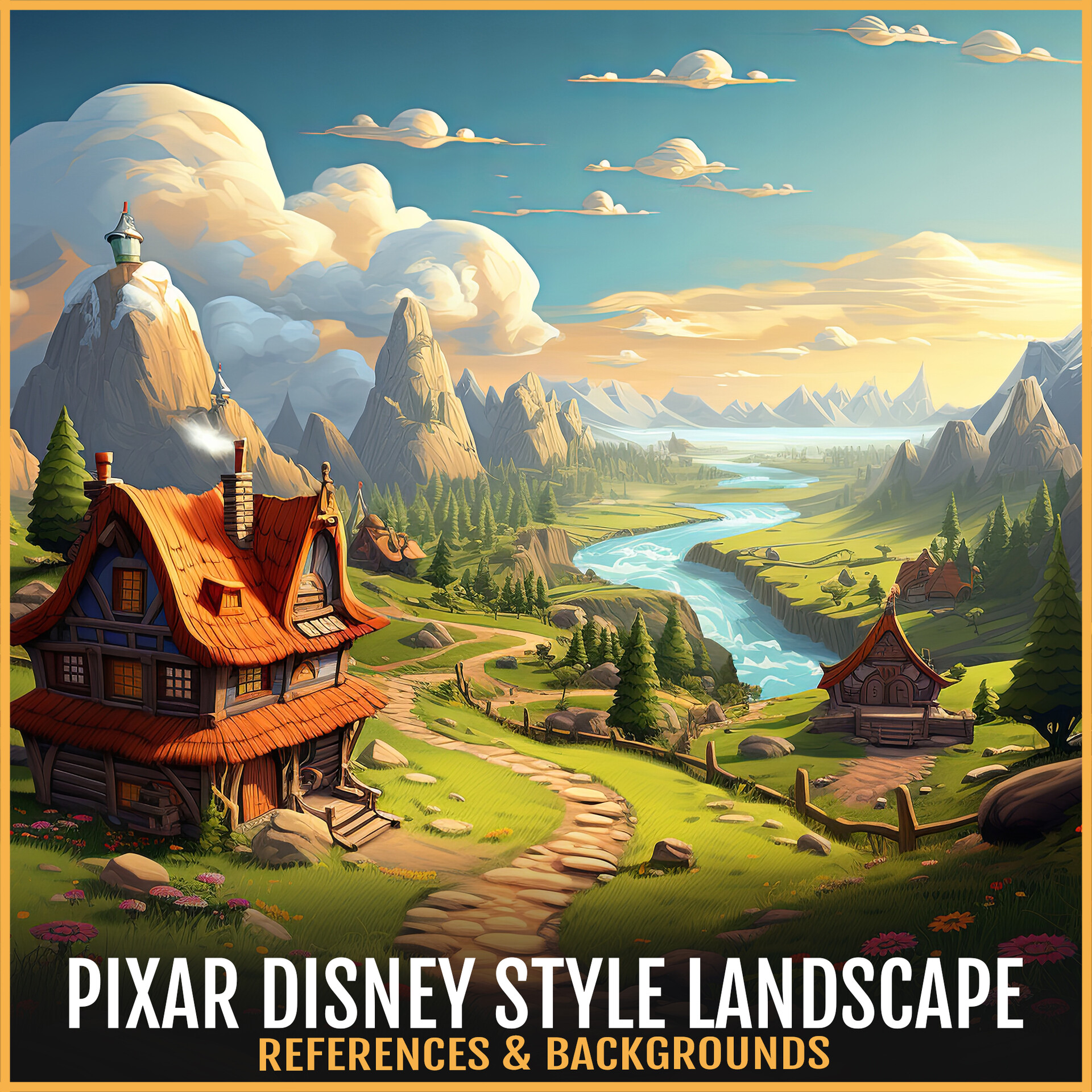 ArtStation - 505 Pixar & Disney Style landscape