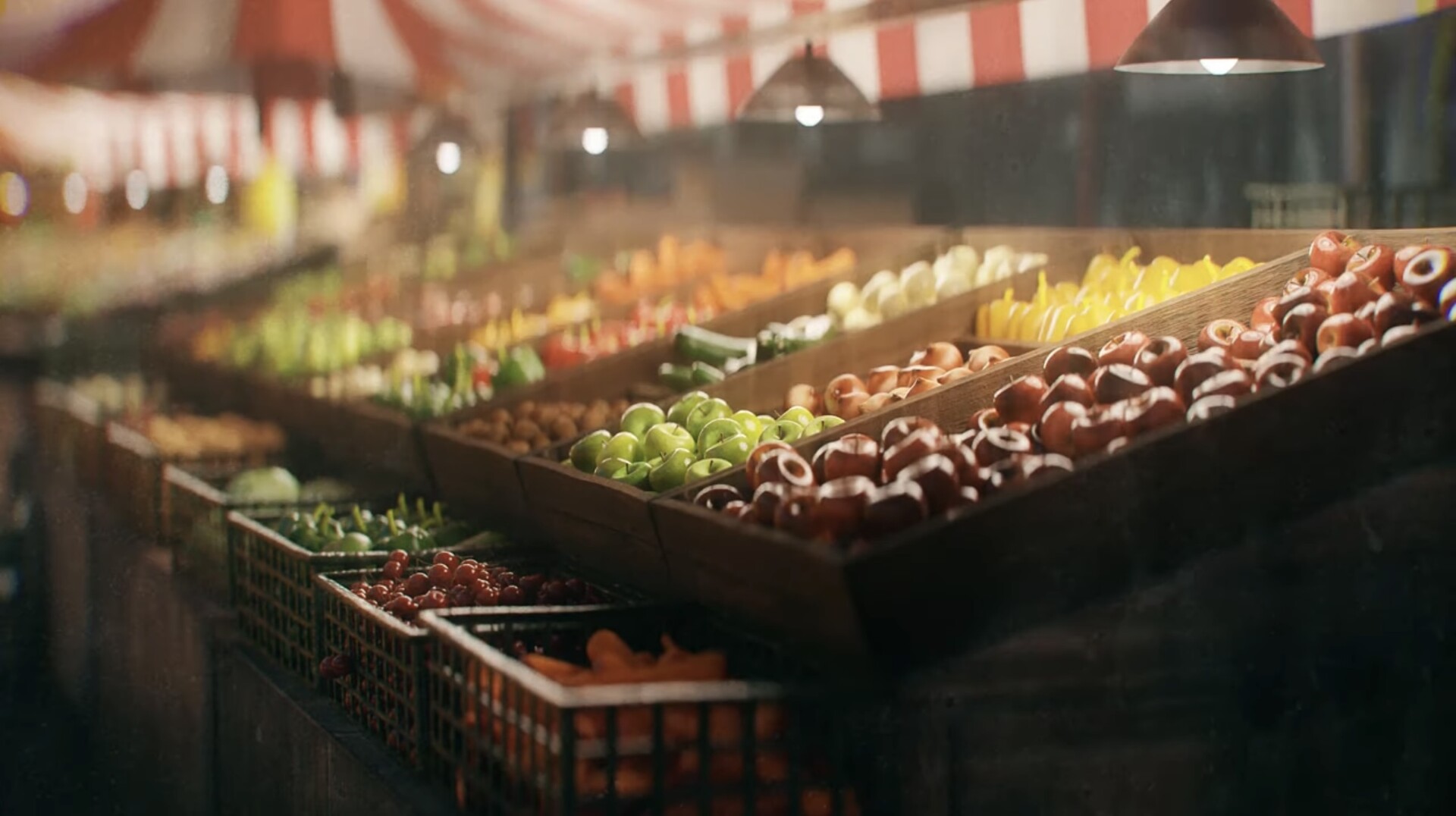 ArtStation - Vegetable market stand