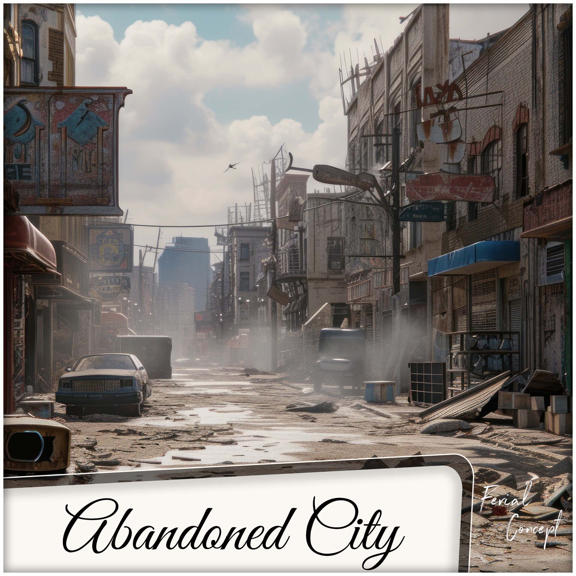 ArtStation - 🔹250 Abandoned City Environment Concept Reference Image ...