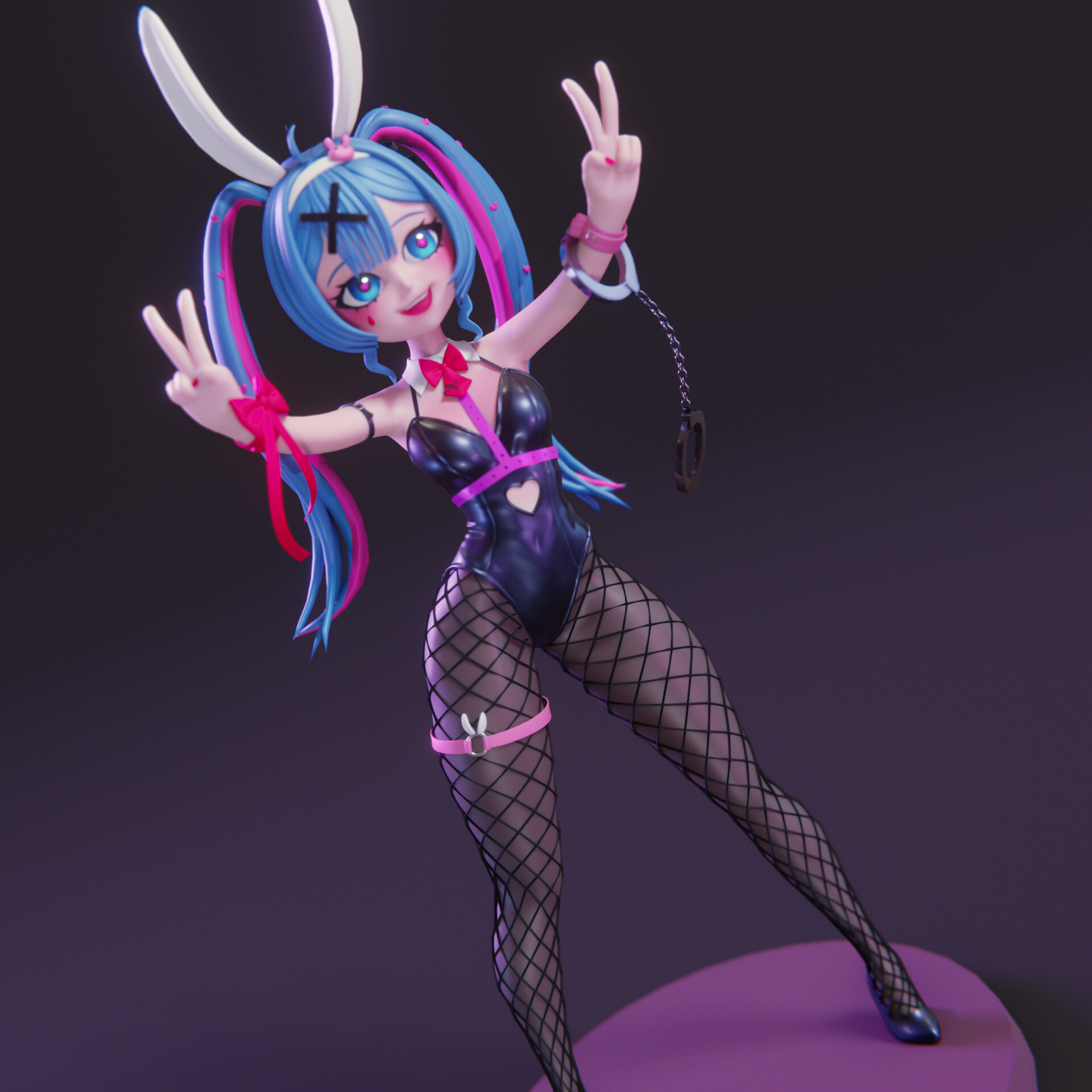 Mmd Bonnie Female Hatsune Miku
