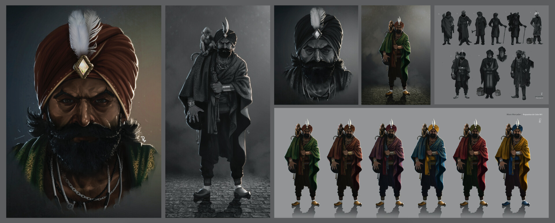 Dani Puente - Tenebris Pictura Characters - (2019)