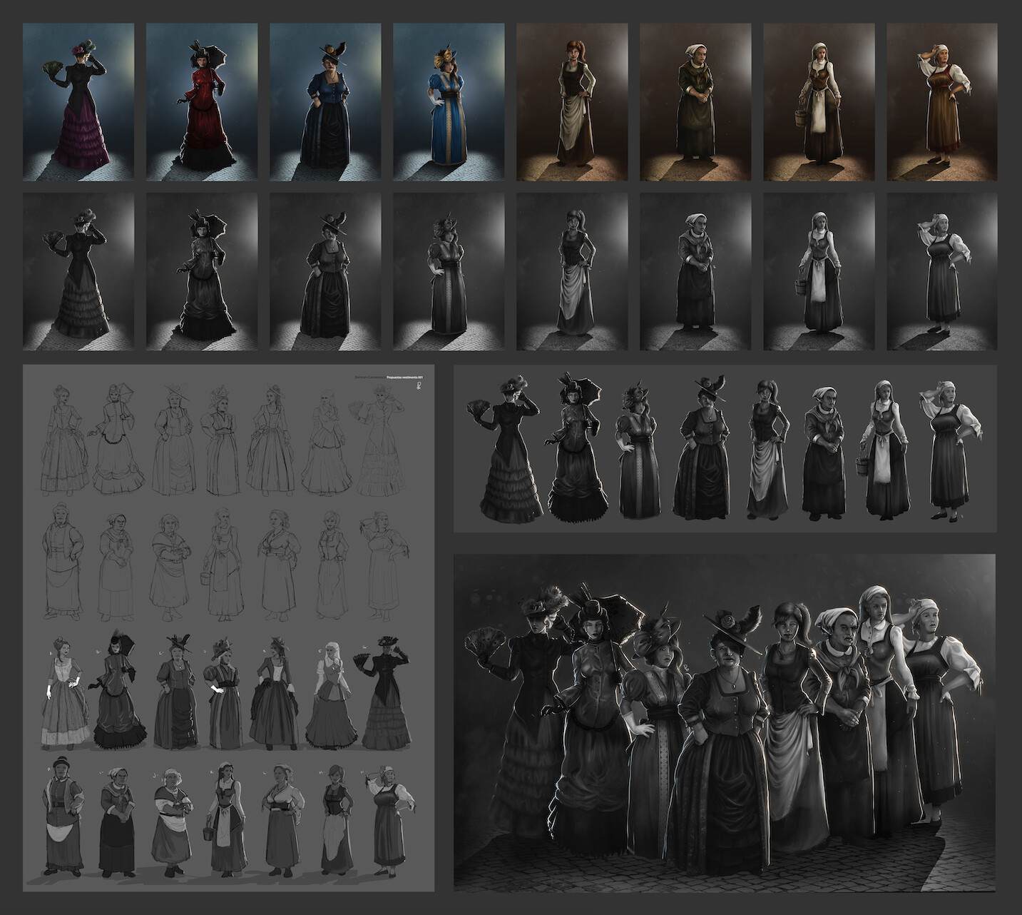 Dani Puente - Tenebris Pictura Characters - (2019)