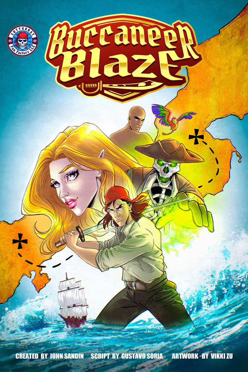 ArtStation - Buccaneer Blaze Comic Book